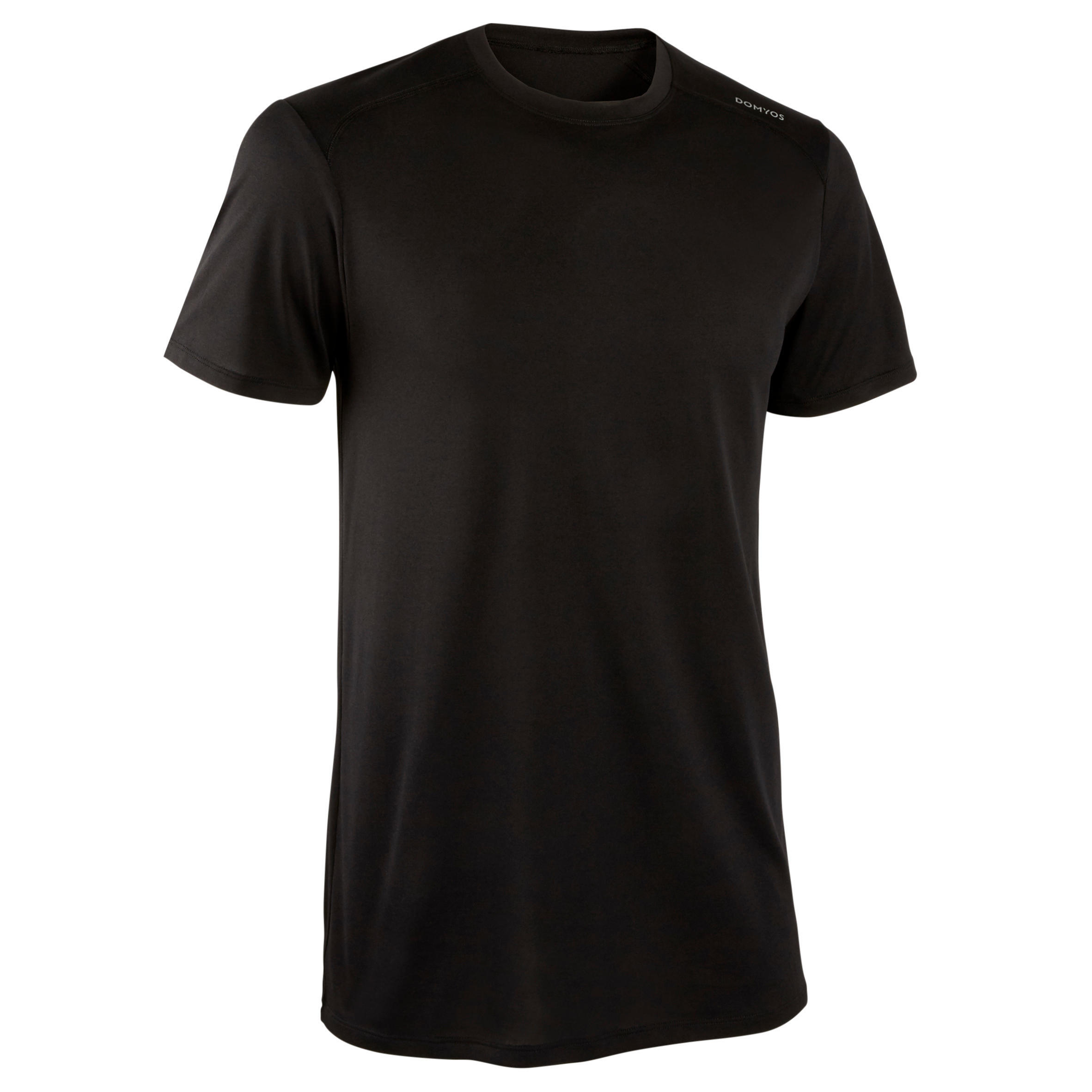 Men's Breathable Essential Fitness Crew Neck T-shirt - Black
