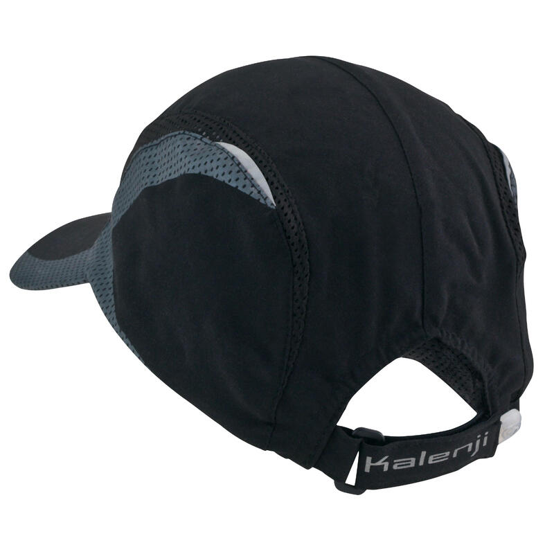 MEN'S RUNNING CAP BLACK HEAD SIZE 55-63 cm KALENJI - Decathlon