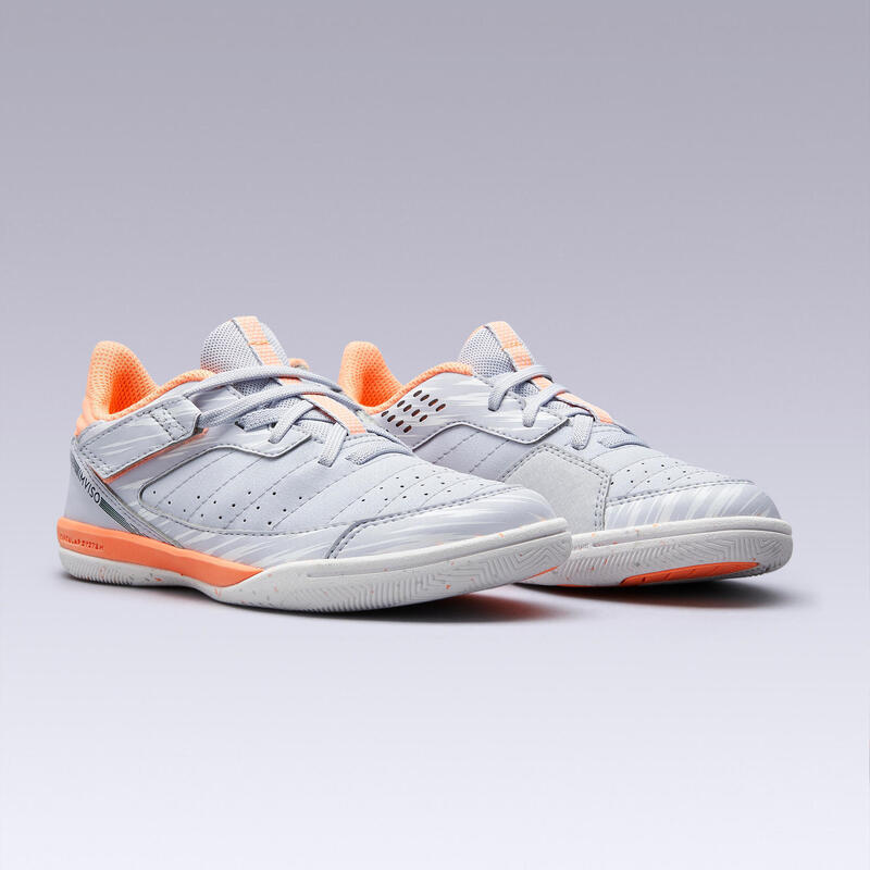 Futsal Trainers Eskudo 500 KD - Yellow/Blue KIPSTA - Decathlon