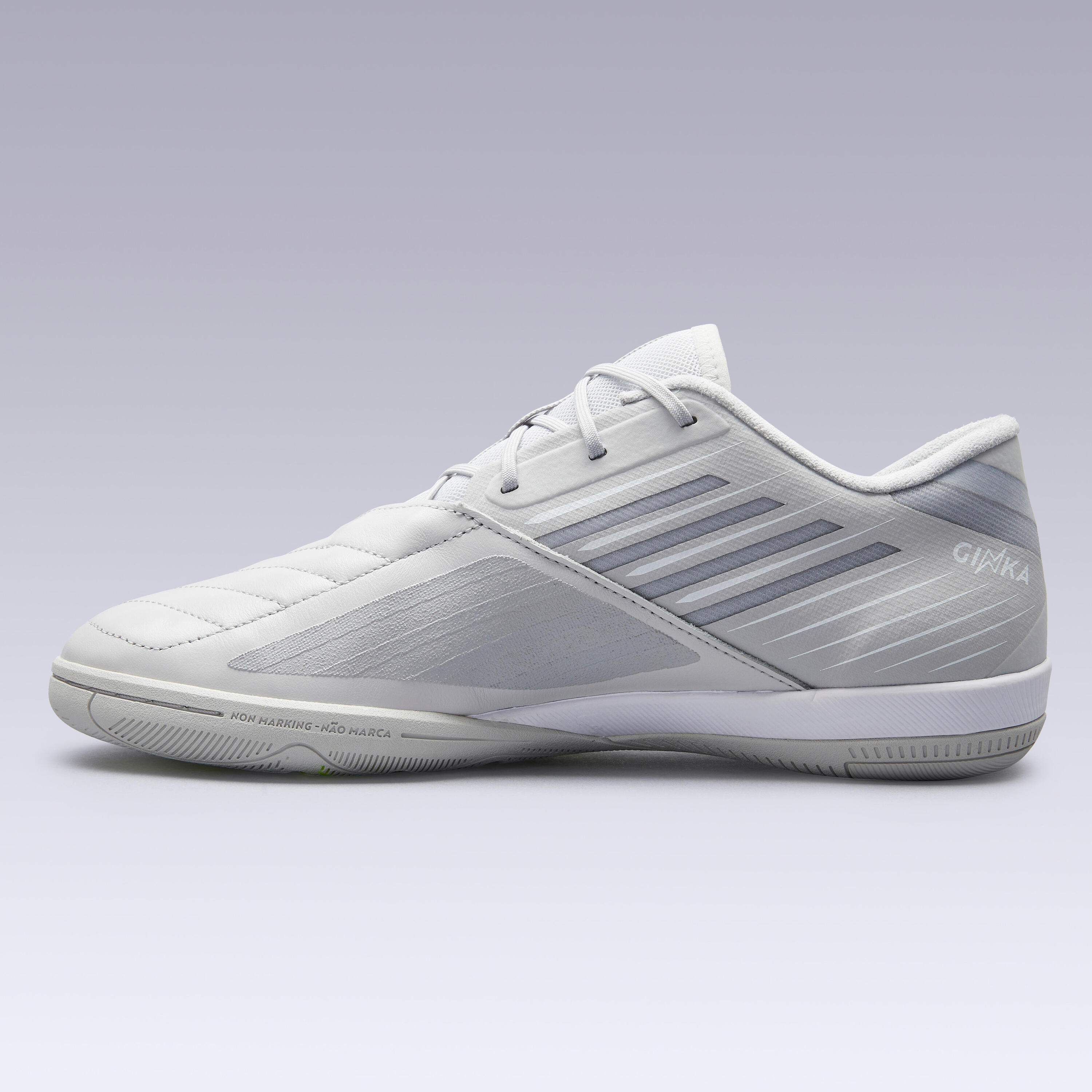 Futsal Leather Shoes Ginka 900 - Grey