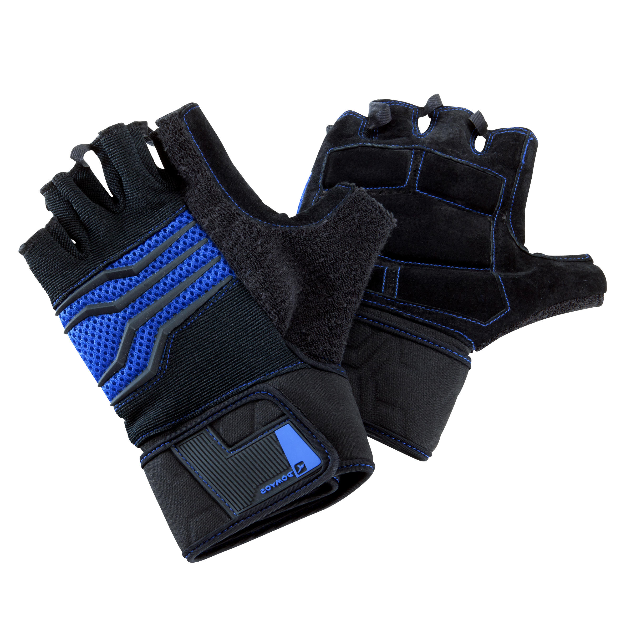 900 Weight Training Glove - Double Rip-Tab Cuff - Decathlon