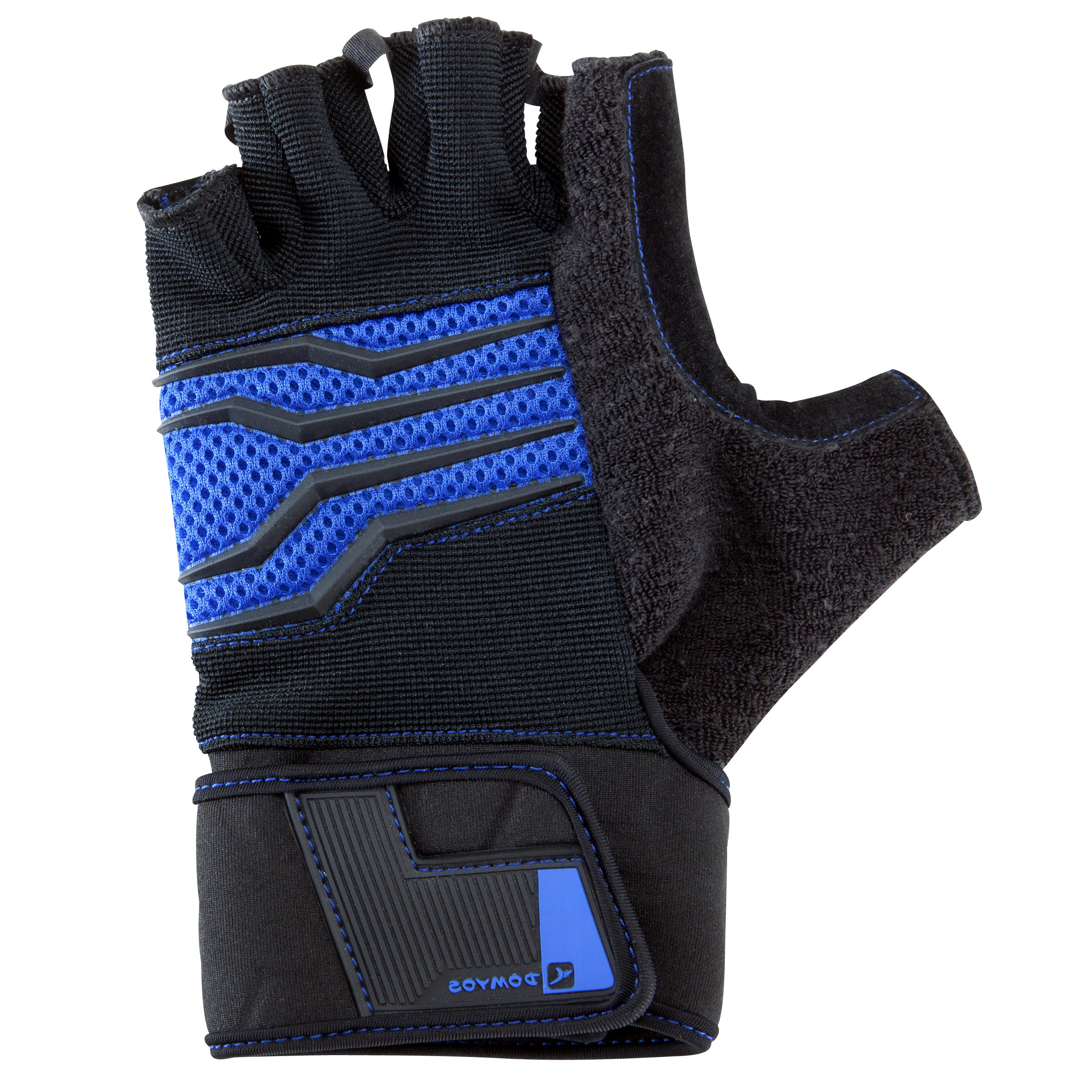 900 Weight Training Glove - Double Rip-Tab Cuff - Decathlon