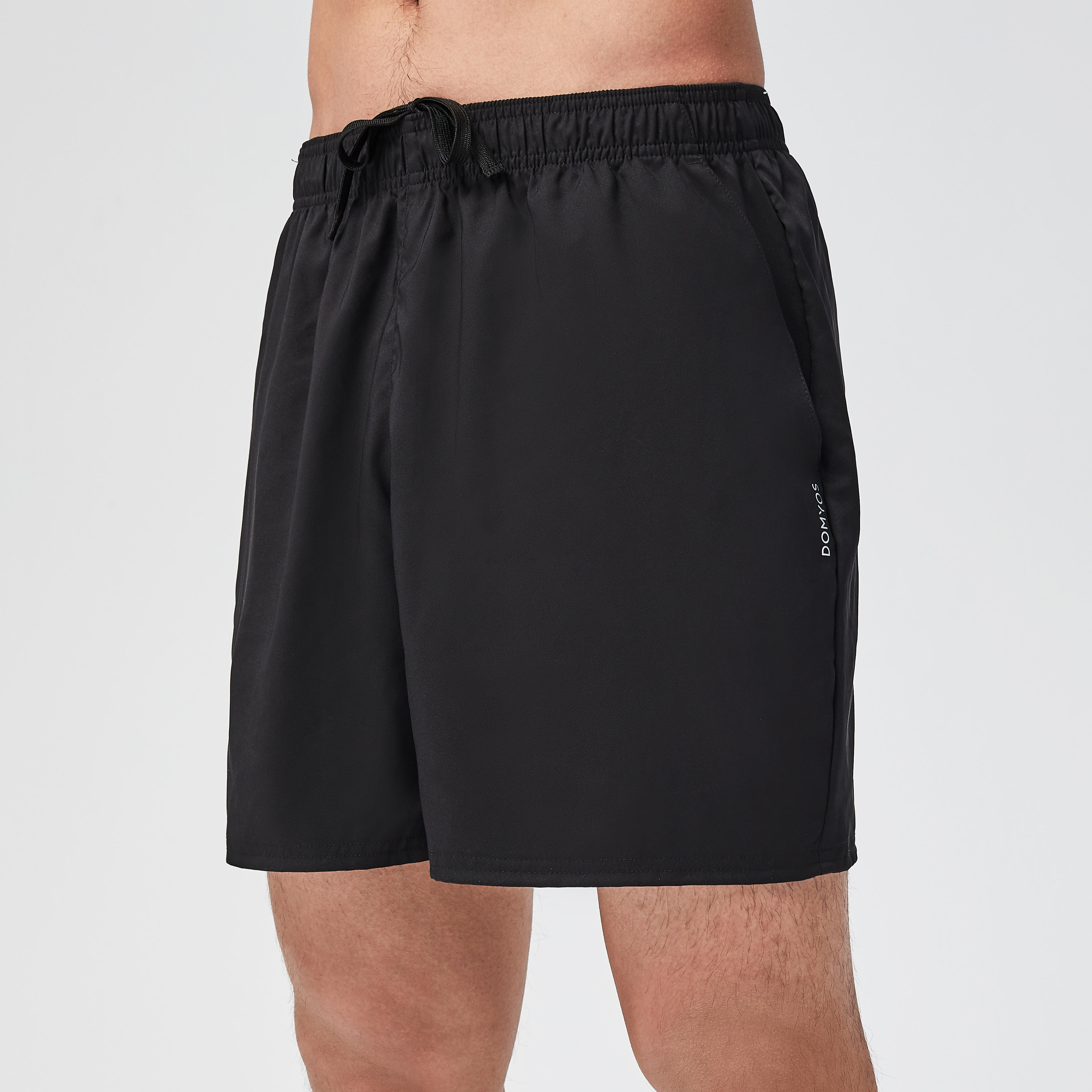 Men’s Slim Fit T-Shirt - 100 - Comet grey, Abyss grey - Domyos - Decathlon