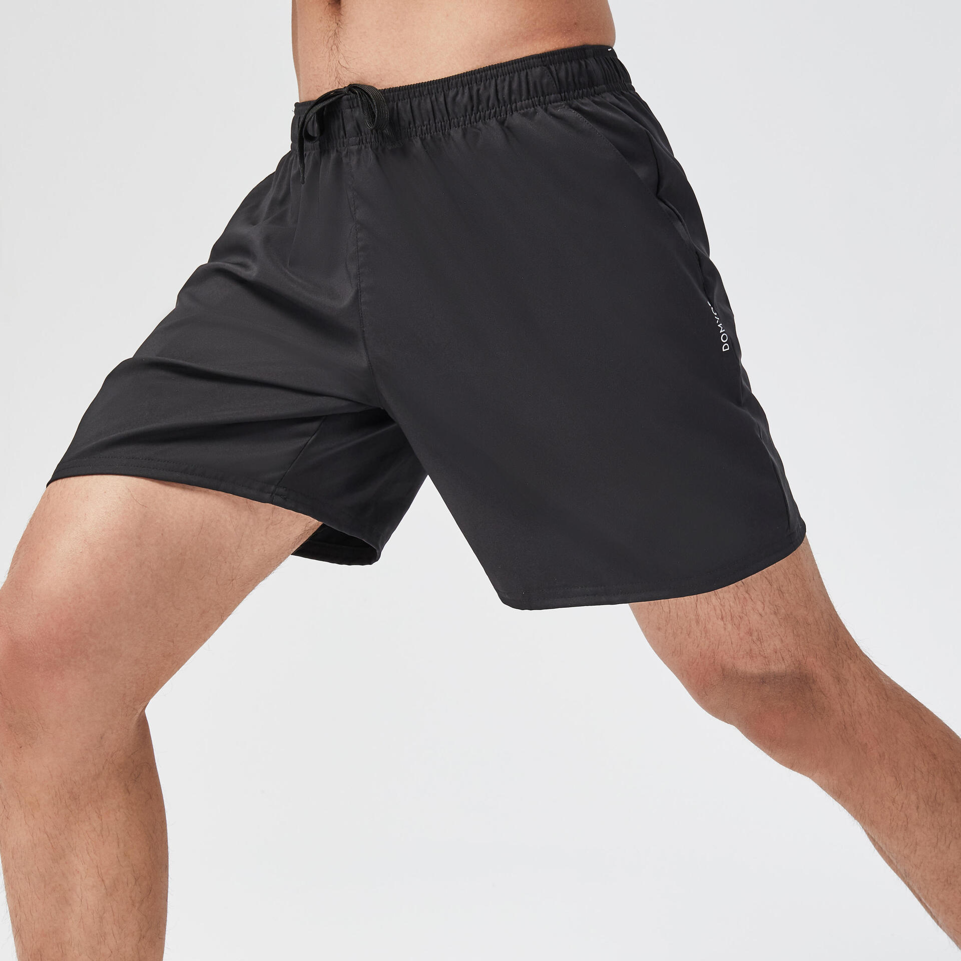 Men's Breathable Breathable Fitness Shorts - Black