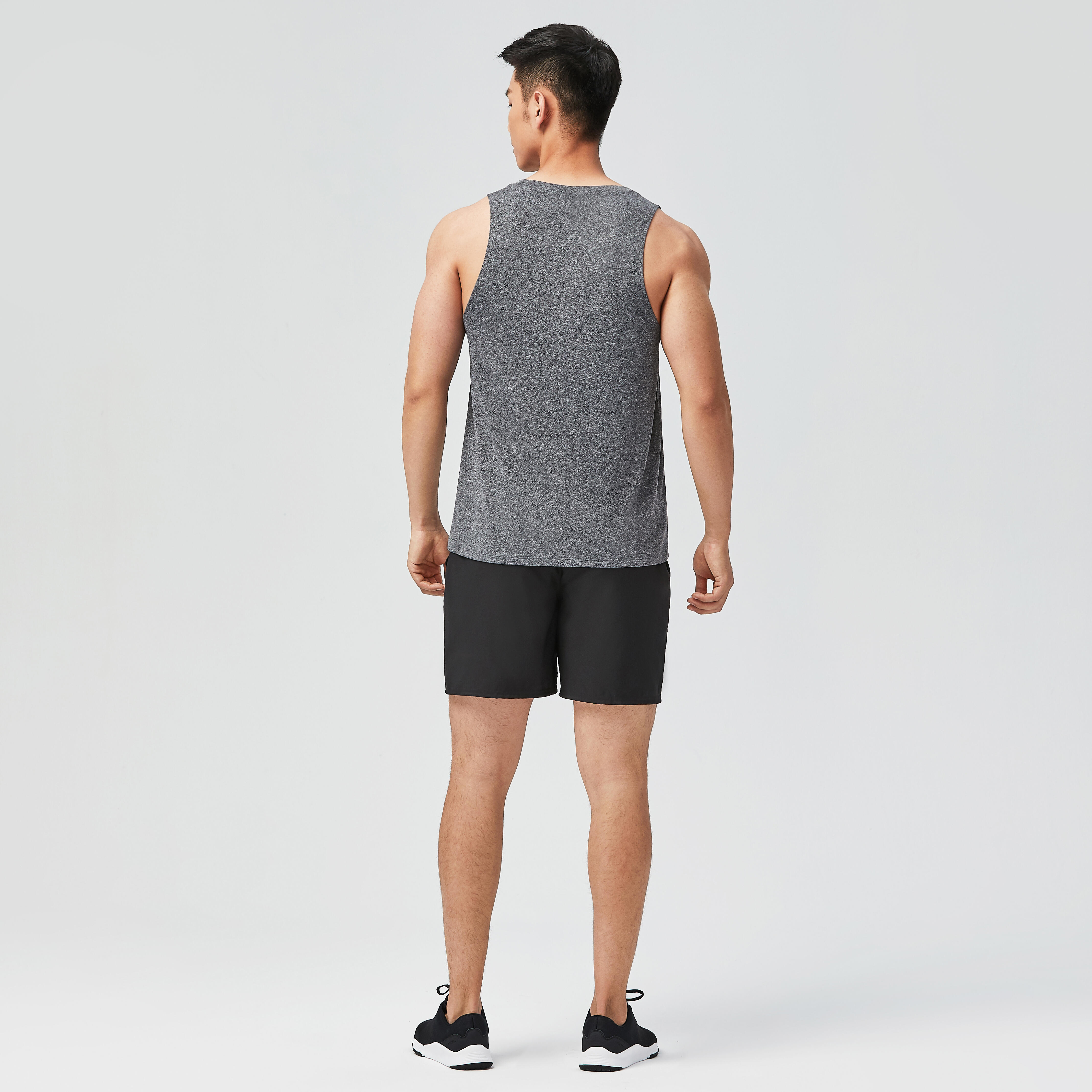 Men's Fitness Singlet Tank Top - Grey