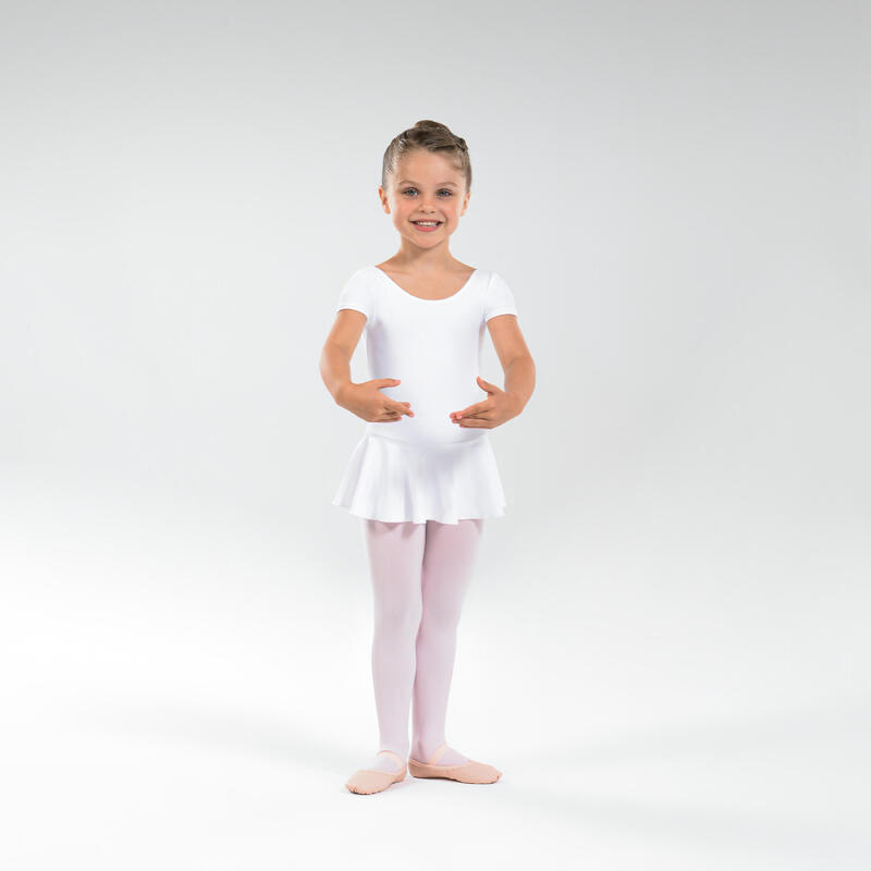Girls' Ballet Skirted Leotard - Light Pink STAREVER - Decathlon