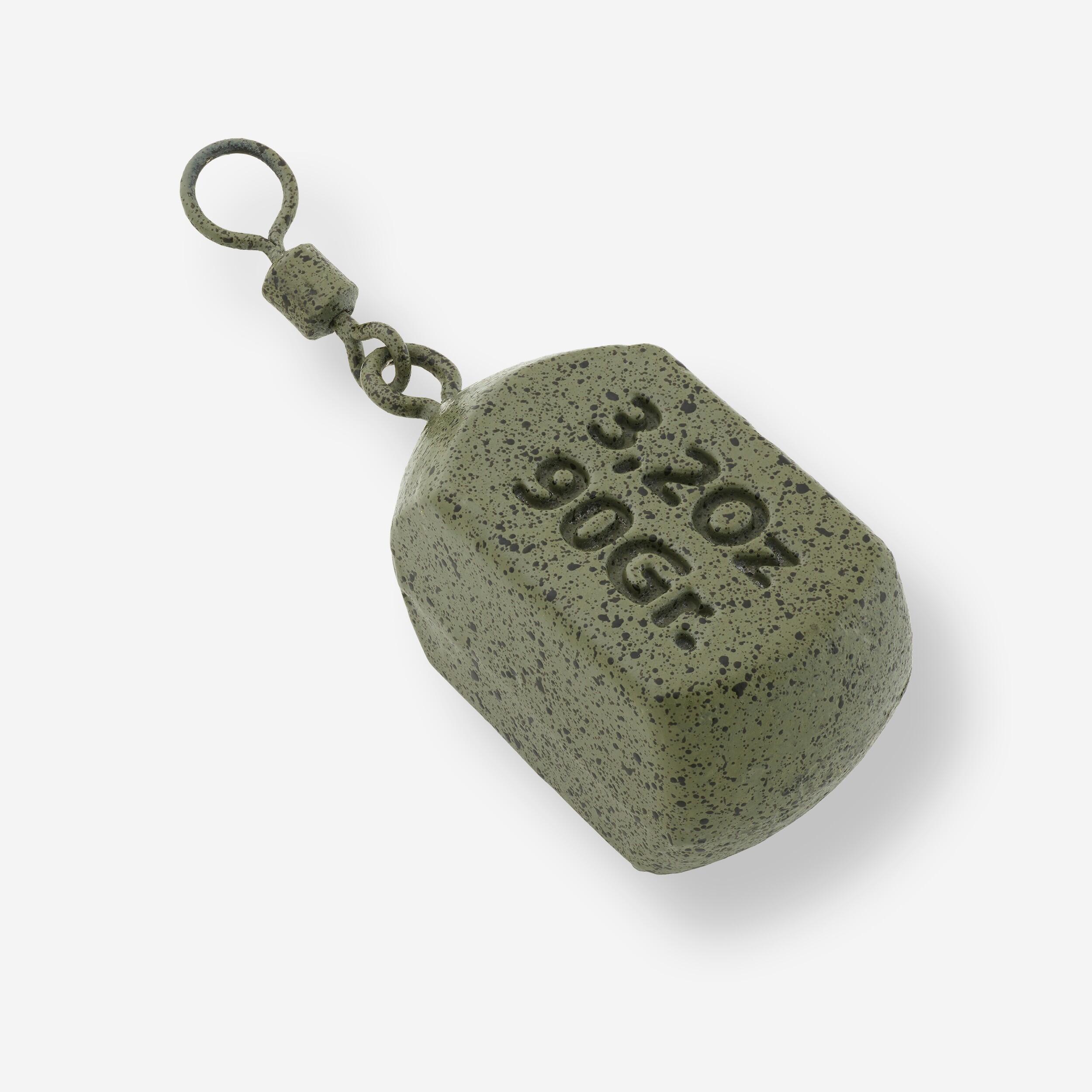 Carp Fishing Square Sinkers 90 g (x2) - Decathlon