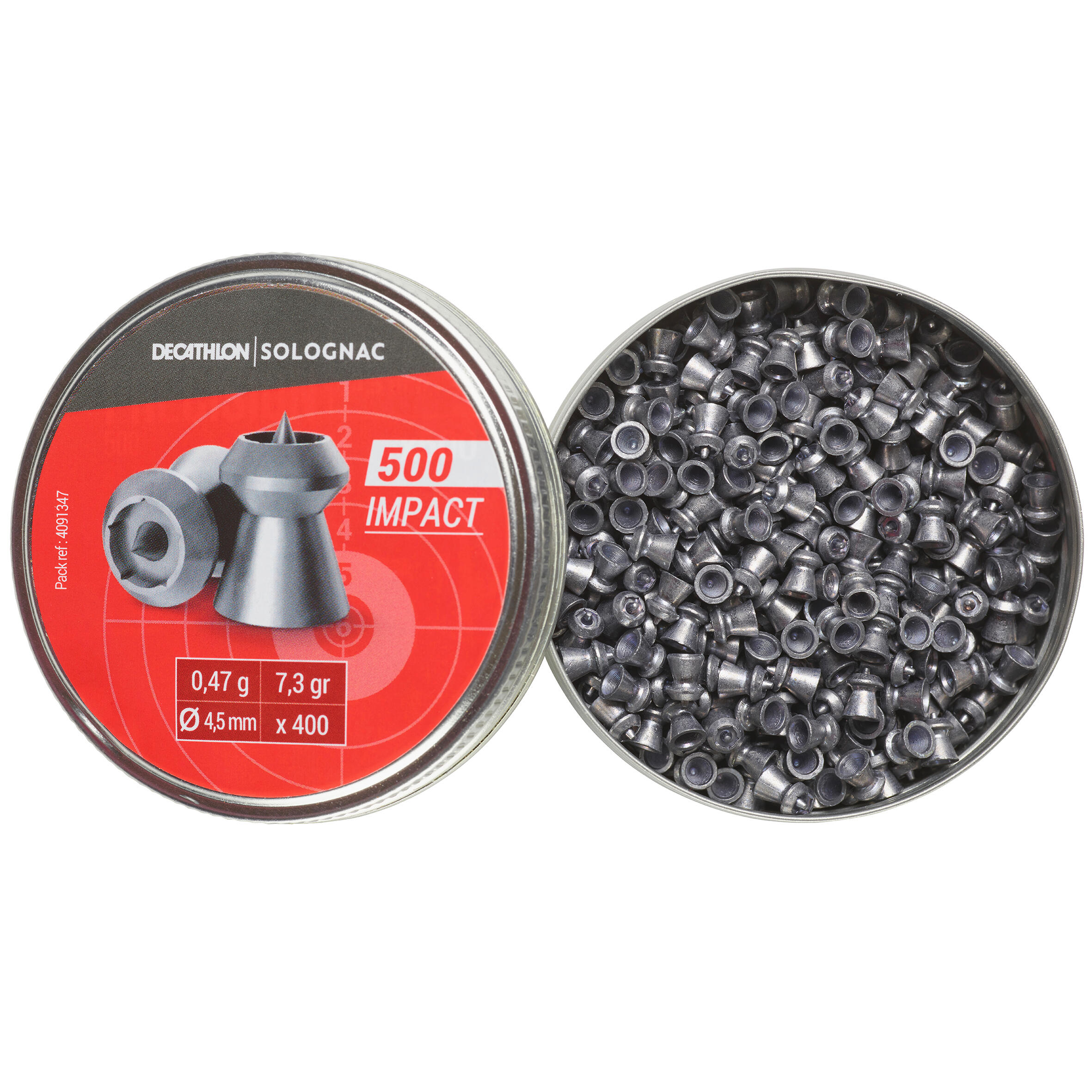 IMPACT LEAD PELLET 4.5mm x 400q - Decathlon