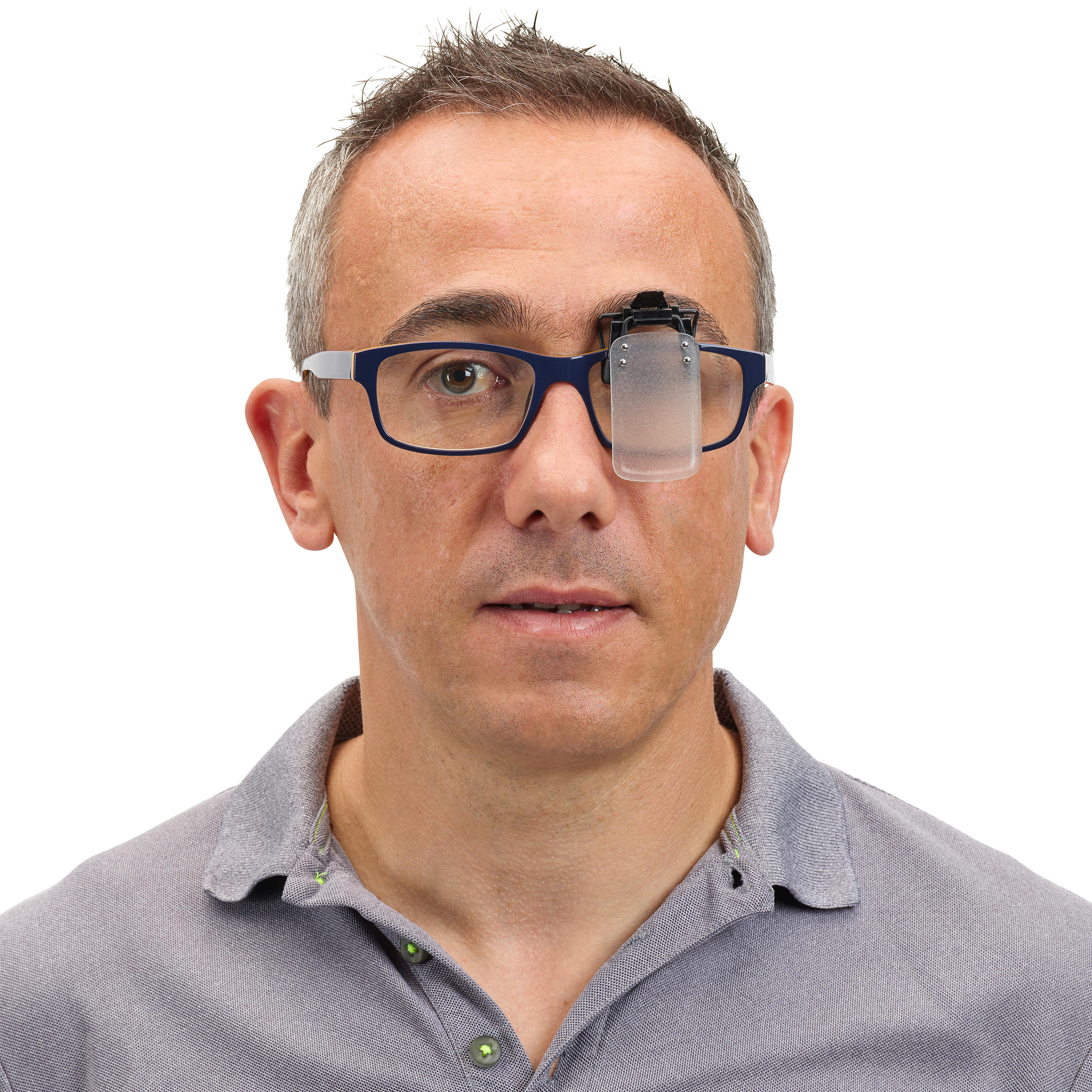 Cache œil de tir sportif pour porteur de lunettes de vue. SOLOGNAC ...