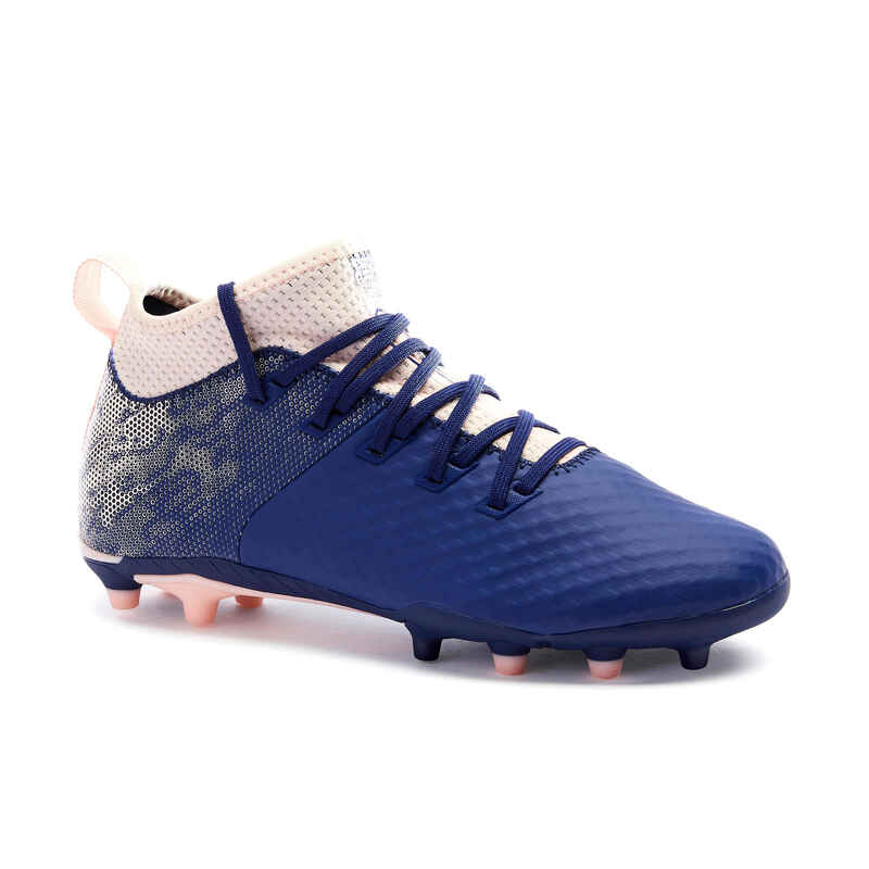 Girls' Football Boots Agility 900 - Blue/Pink - Decathlon