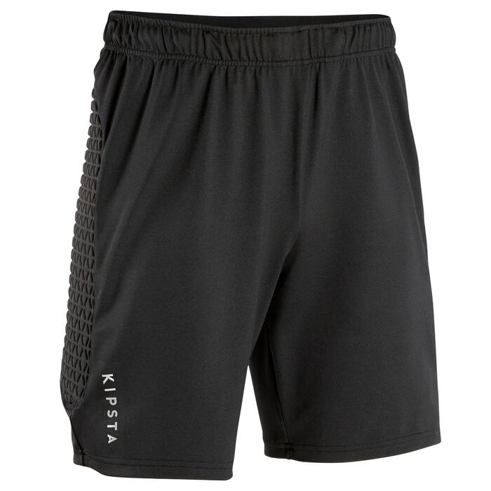 Football Goalkeeper Shorts Kipsta 500 - Black