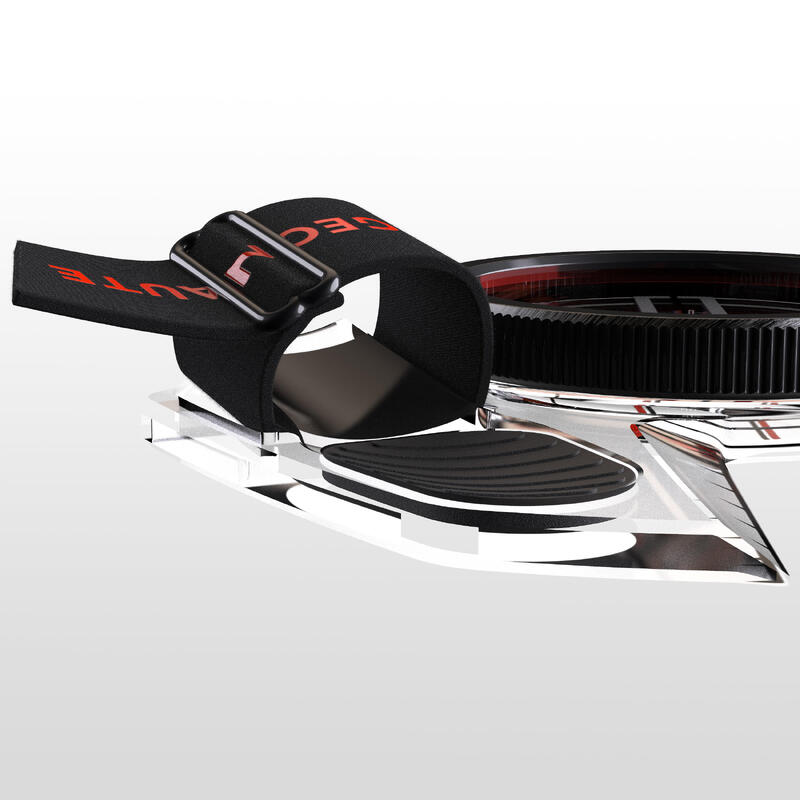 RACER 900 LEFT-THUMB COMPASS FOR ORIENTEERING - BLACK GEONAUTE - Decathlon