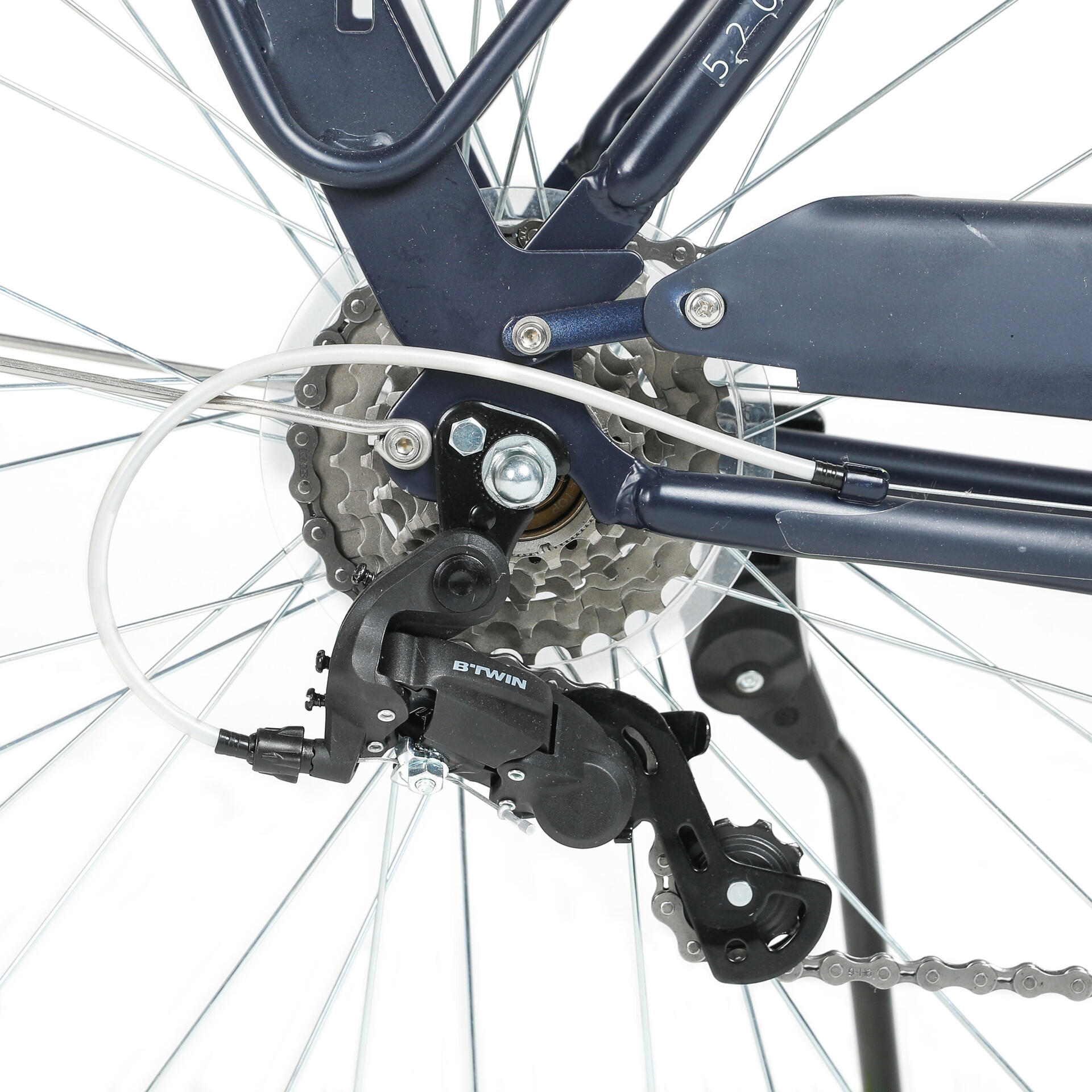 1x6-speed Classic City/Urban Bik 520 (With Pannier Rack and Front ...
