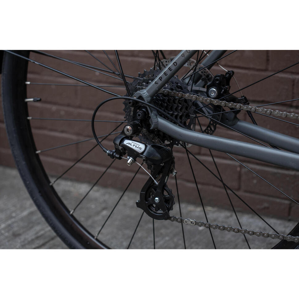 VELO VILLE RAPIDE ELOPS SPEED 900 VERT BTWIN | Decathlon