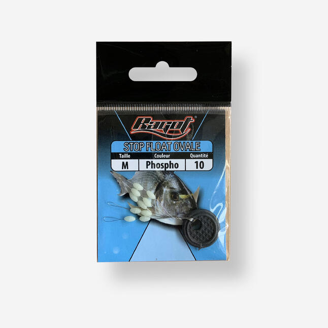 STOP FLOAT PÊCHE AU FLOTTEUR OVALE PHOSPHORESCENT WATERQUEEN | Decathlon