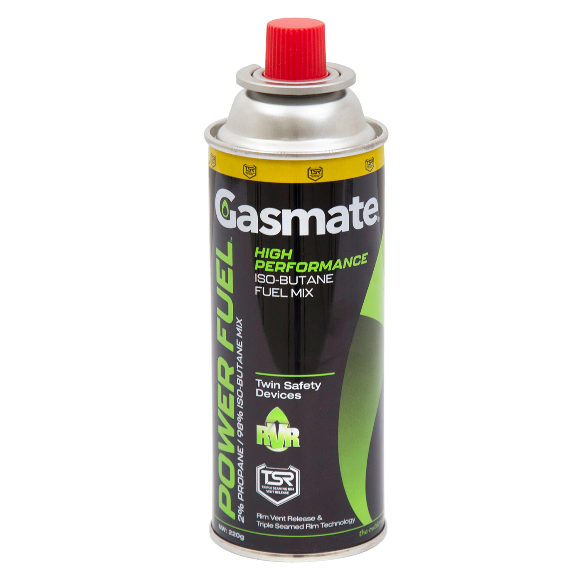 GASMATE 220G ISO-BUTANE CARTRIDGE 4PK