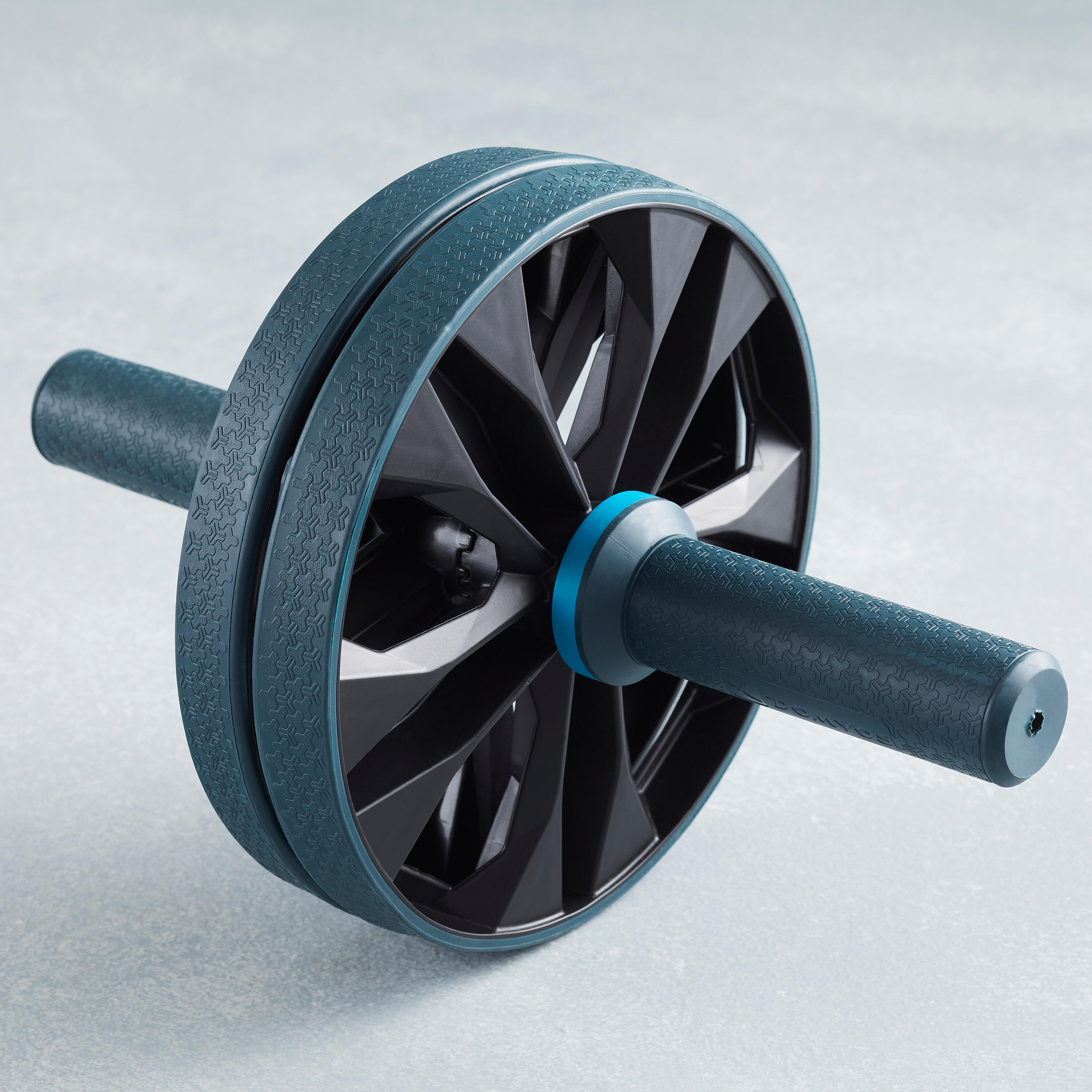 Dual-Mode Strengthening Ab Wheel - Blue