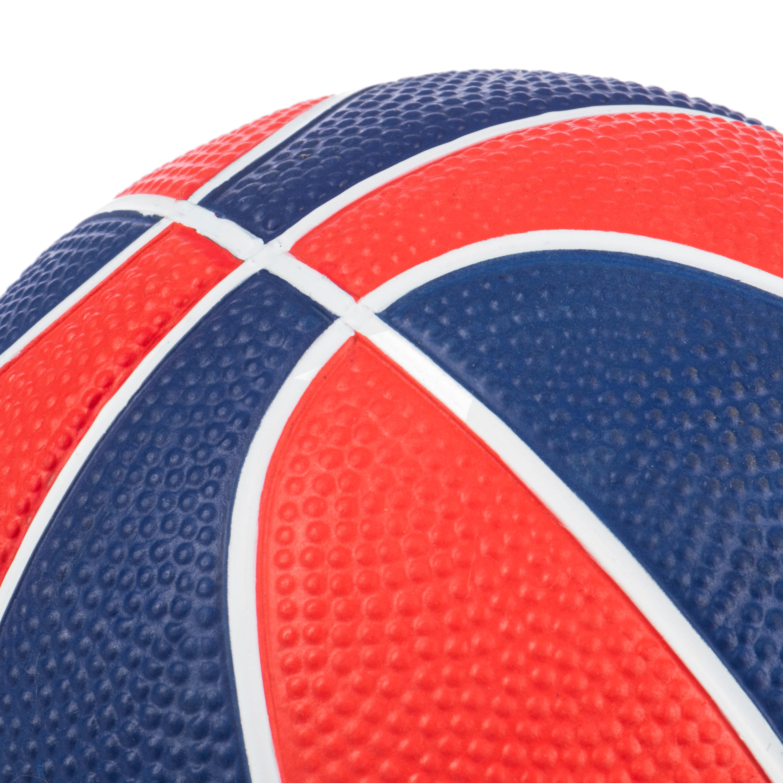 Kids' Size 1 Mini Basketball K100 Rubber - Blue/Orange - Decathlon