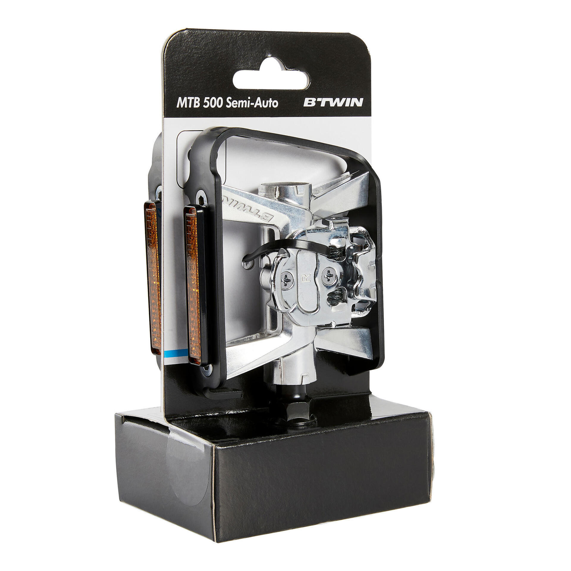 Mountain Bike Pedal Rockrider 500 Dual Function SPD - Black