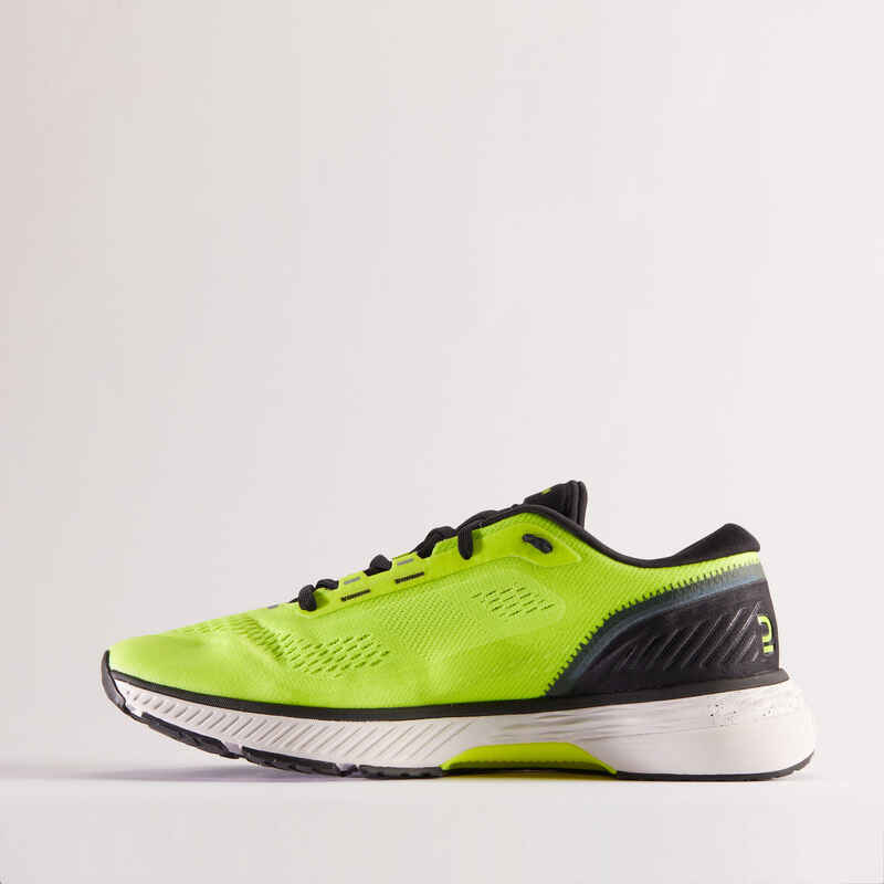 Tenis de running para Hombre Kiprun KS500 verde fluorescente/negro ...