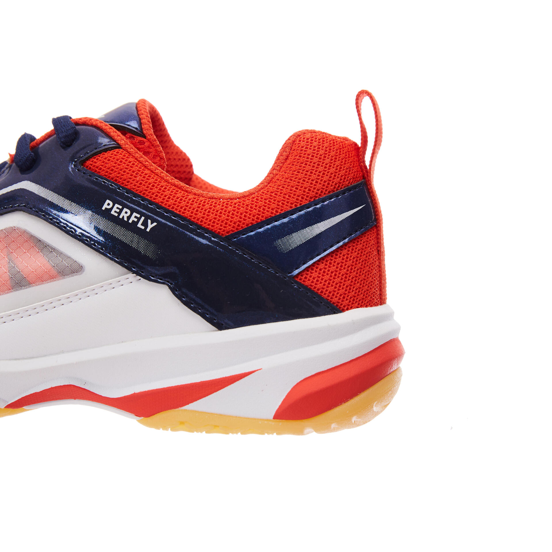 Kids Badminton Shoes Perfly BS560 Lite - White/Red