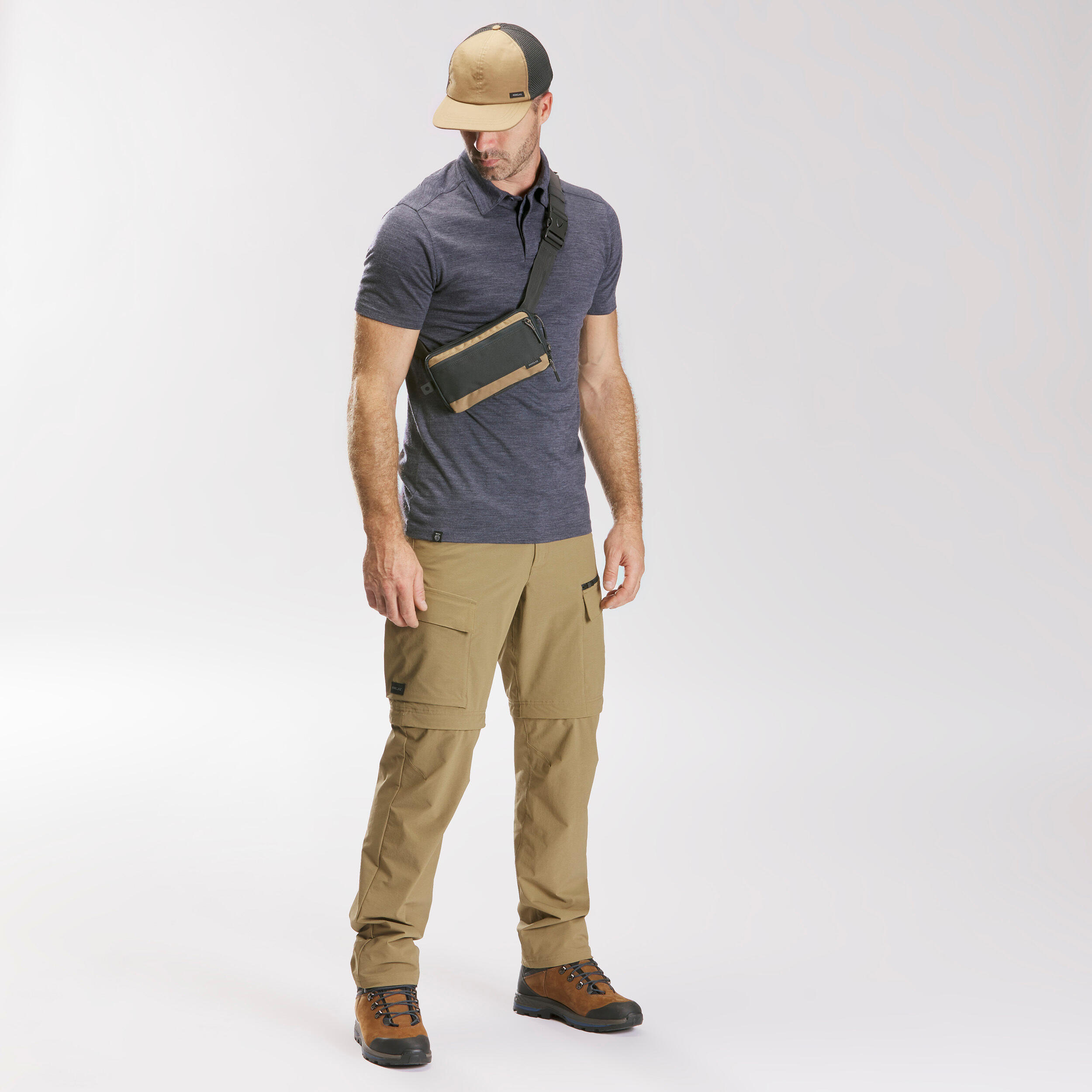 Trekking Organizer Wallet Forclaz Travel XL - Brown