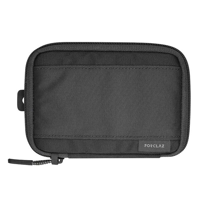Trekking Organizer Wallet Forclaz Travel S - Black