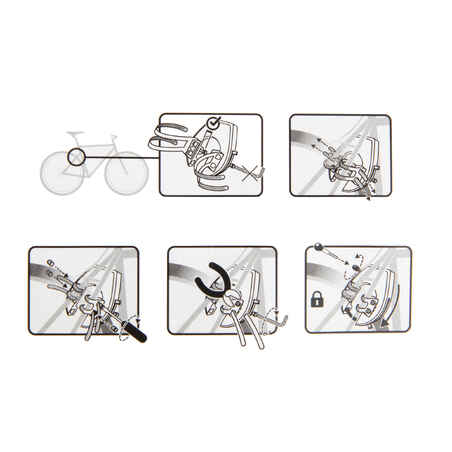 Ring-Lock Bike Frame Lock Mount - Decathlon