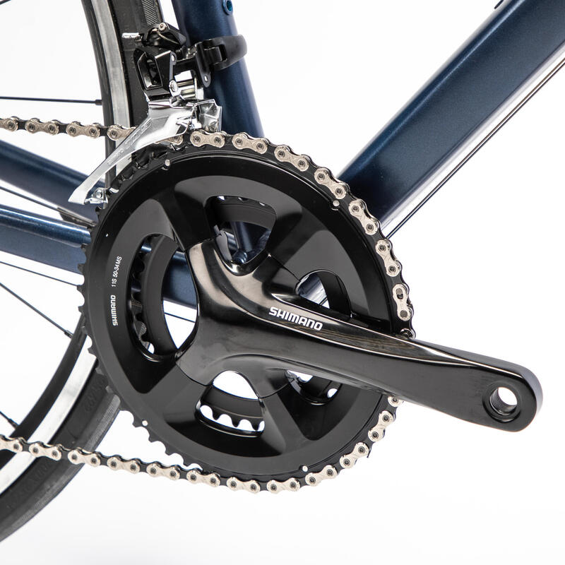 Vélo endurance Shimano 105, EDR AF Femme Bleu Foncé VAN RYSEL - Decathlon