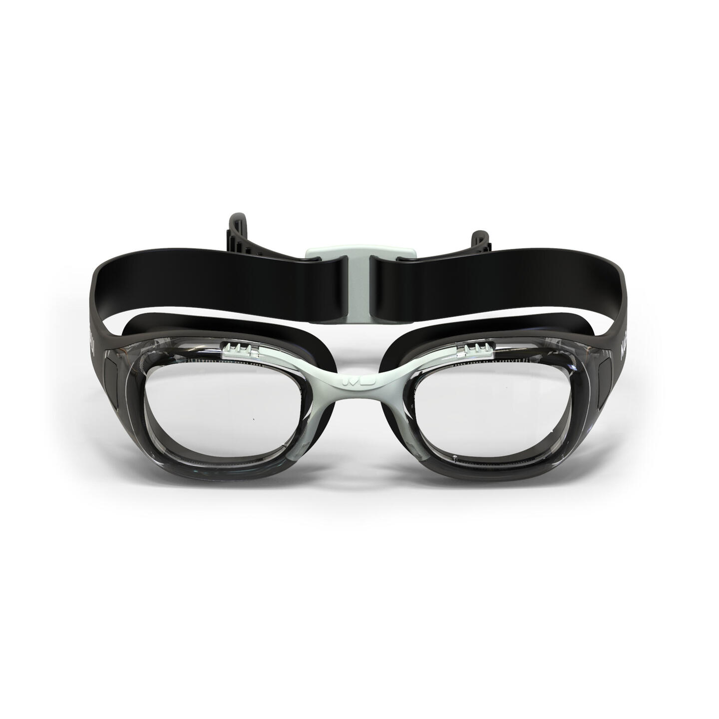 Swimming XBASE corrective goggles - Clear Lenses - Single size - Black