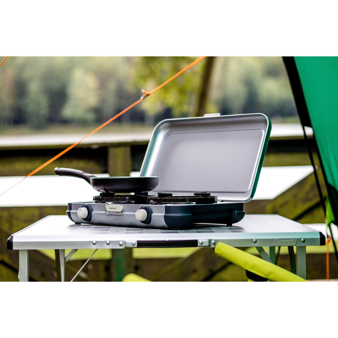 Réchaud de camping à gaz 2 feux Campingaz Kitchen Kit CV CAMPINGAZ ...