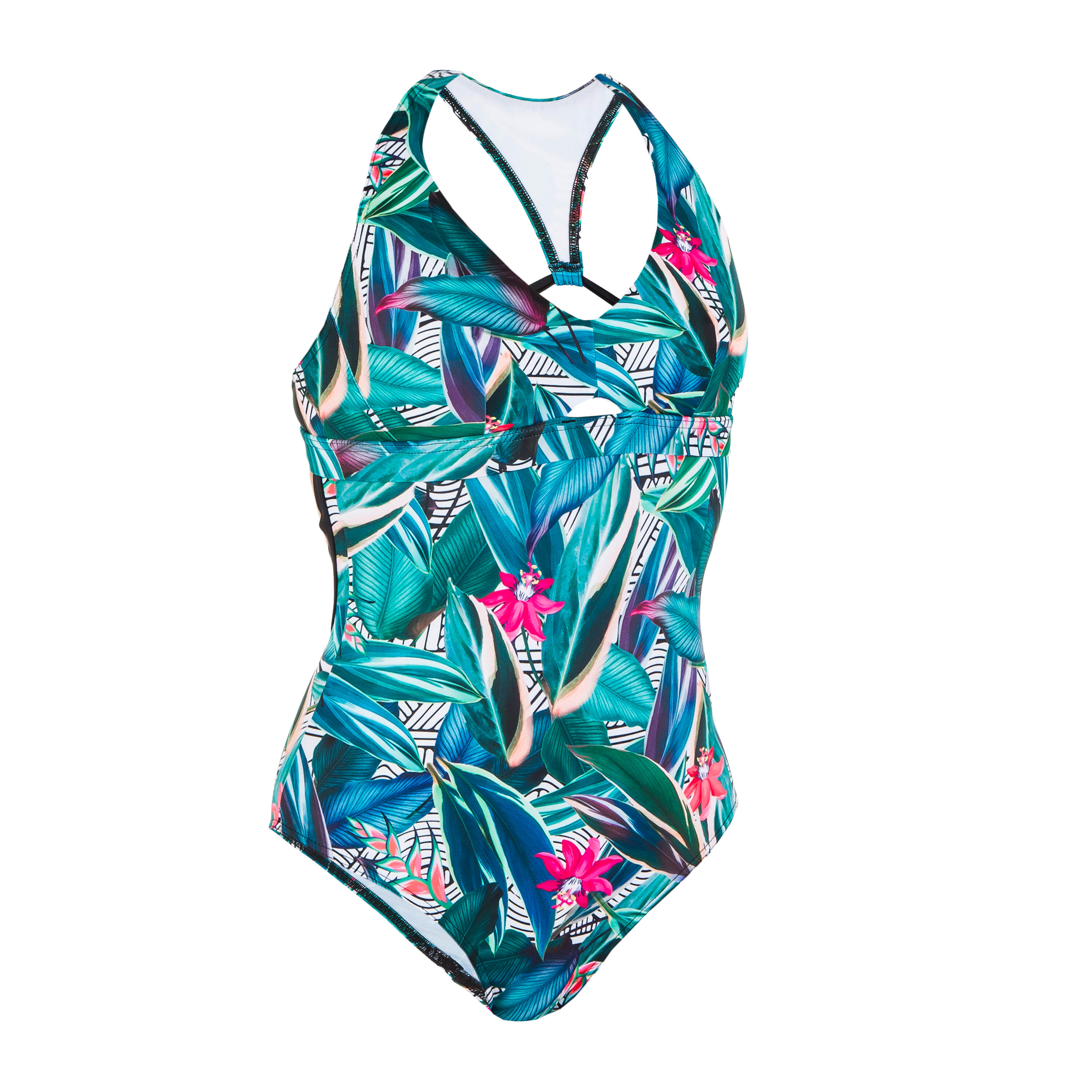 Women’s ONE-PIECE swimsuit with double back adjustment AGATHA PAGI ...