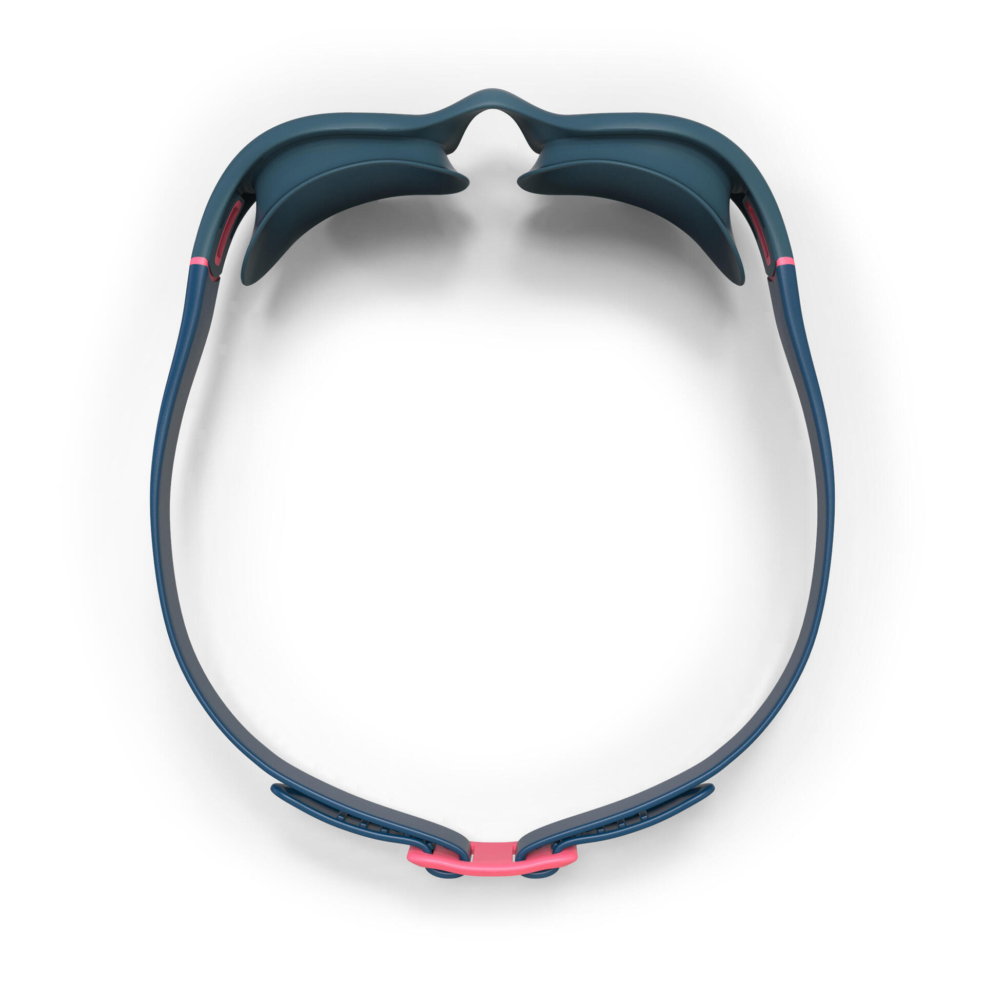 Swimming goggles SOFT - Clear lenses - Size large - Blue pink