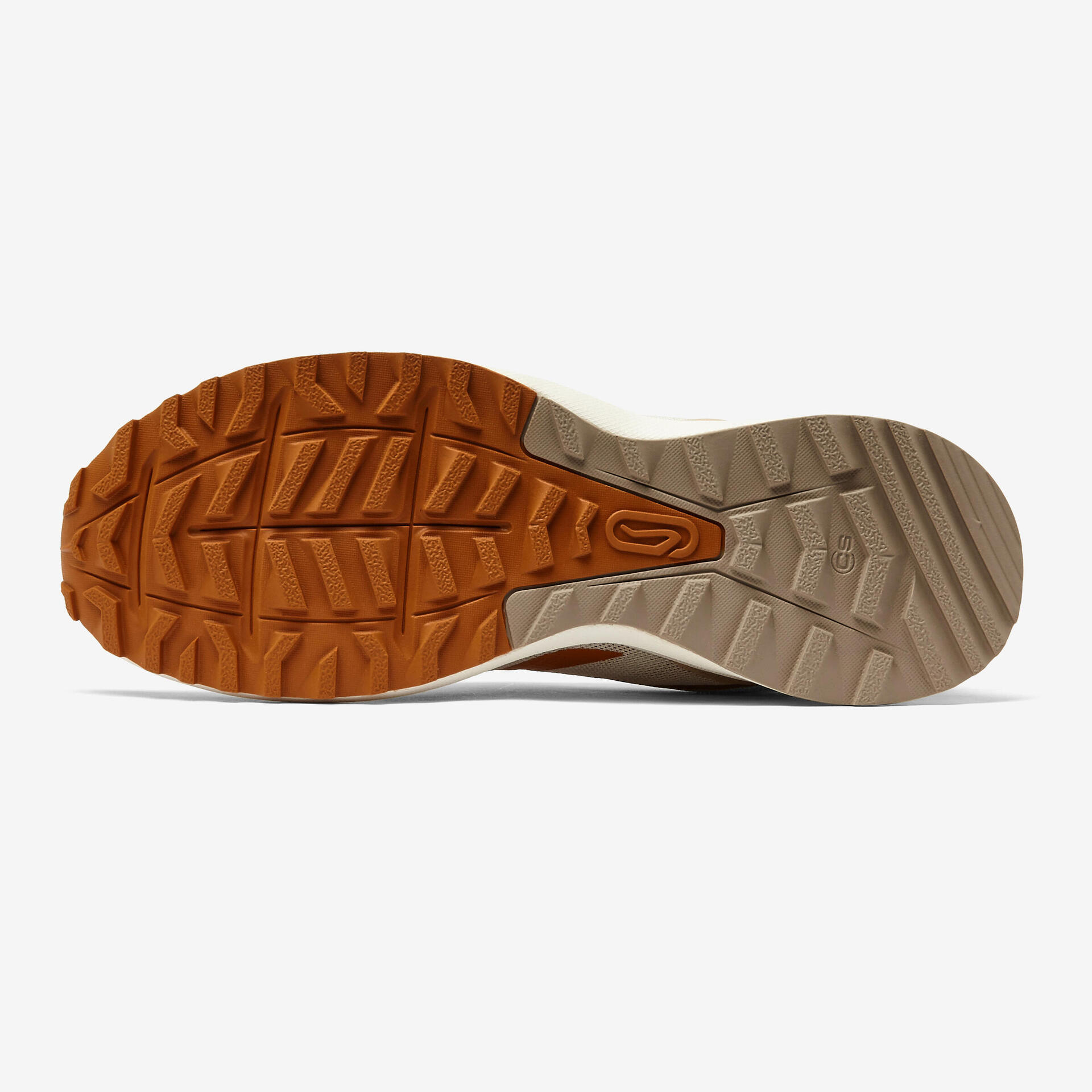 RUN ACTIVE GRIP MEN'S RUNNING SHOES - BEIGE