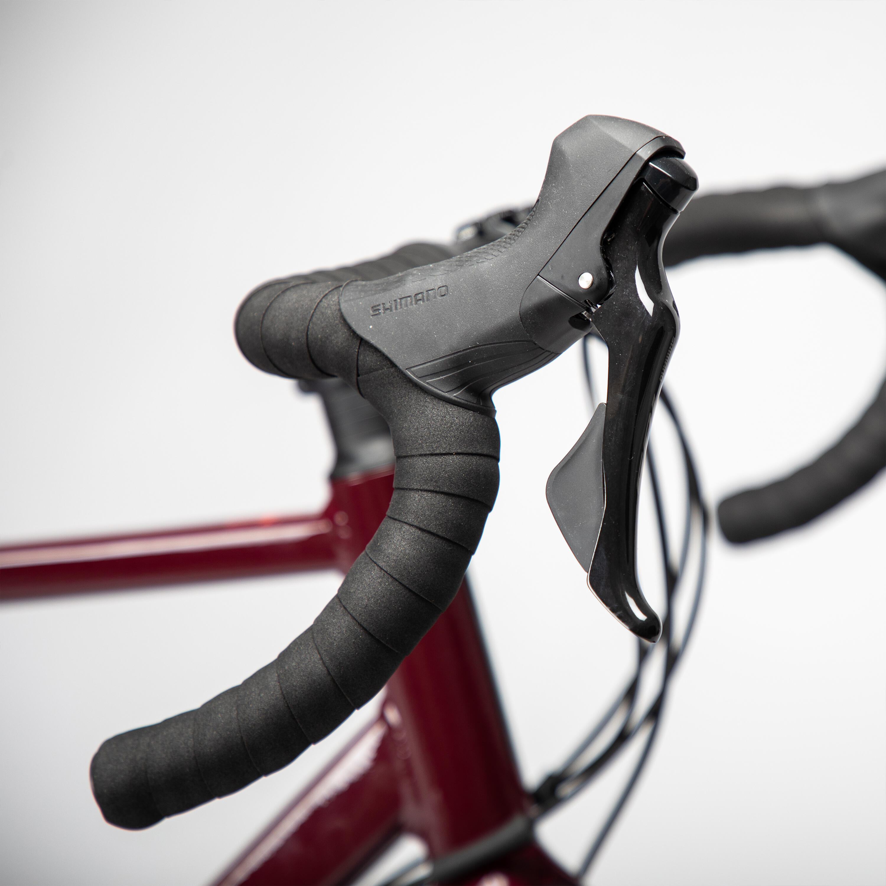 Men's Gravel Bike Subcompact Shimano 105 - GRVL 520 - Burgundy purple ...