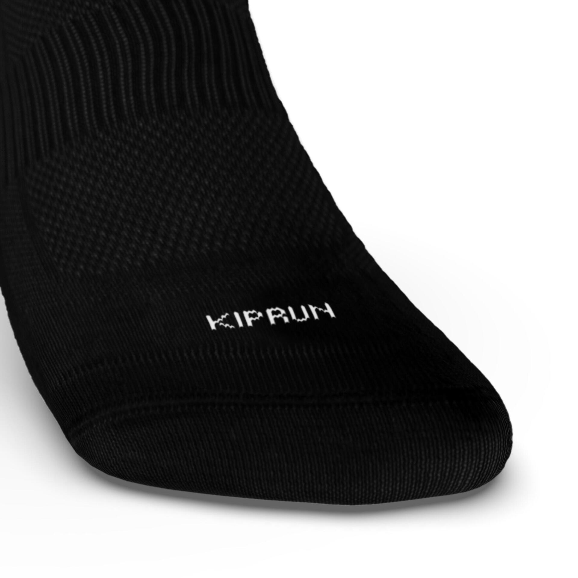 Running Socks Run 100 (3 Pairs) - Black