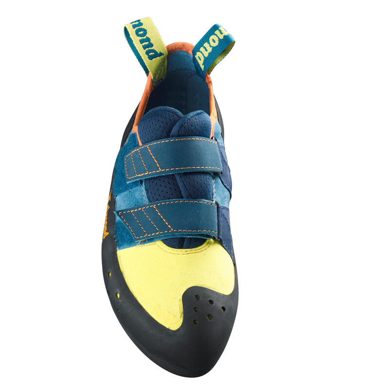 CLIMBING SHOES VERTIKA STRAP - ANISEED/BLUE SIMOND - Decathlon