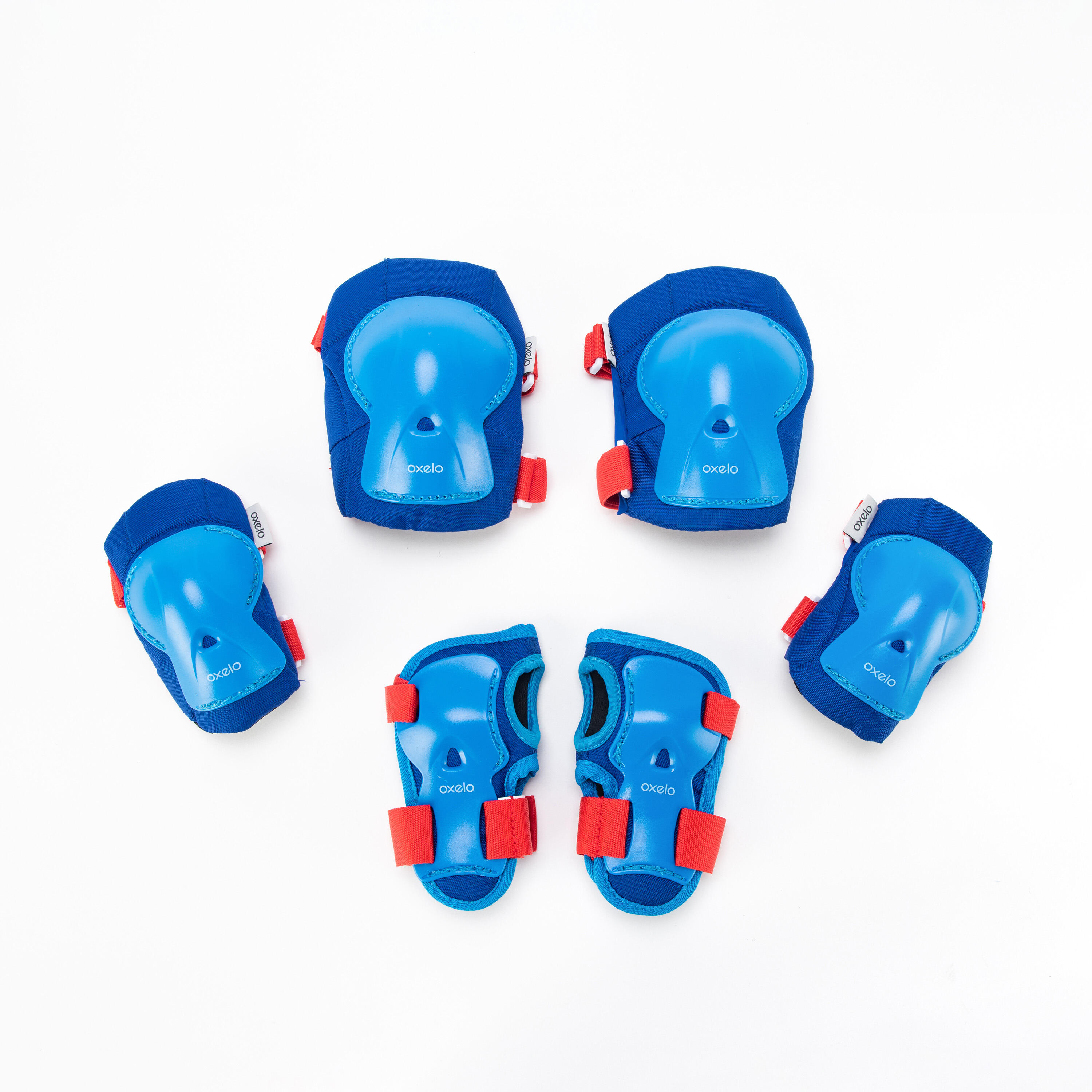 Kids' Inline Skating Protectors Play - Blue