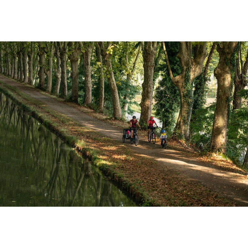 Riverside 500 Hybrid Bike - navy RIVERSIDE - Decathlon