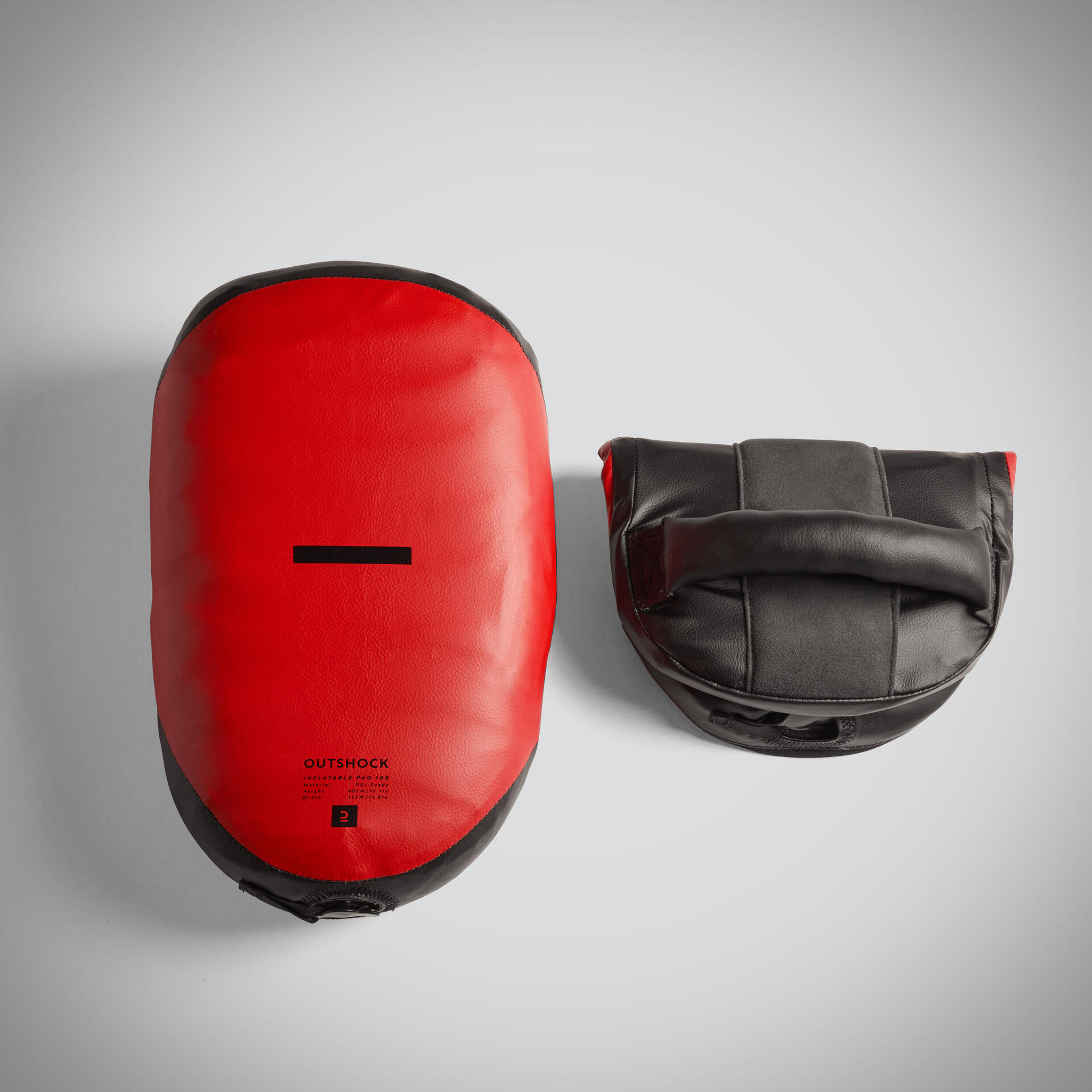 Inflatable Thai Boxing Pads Air 100 - Red & Black