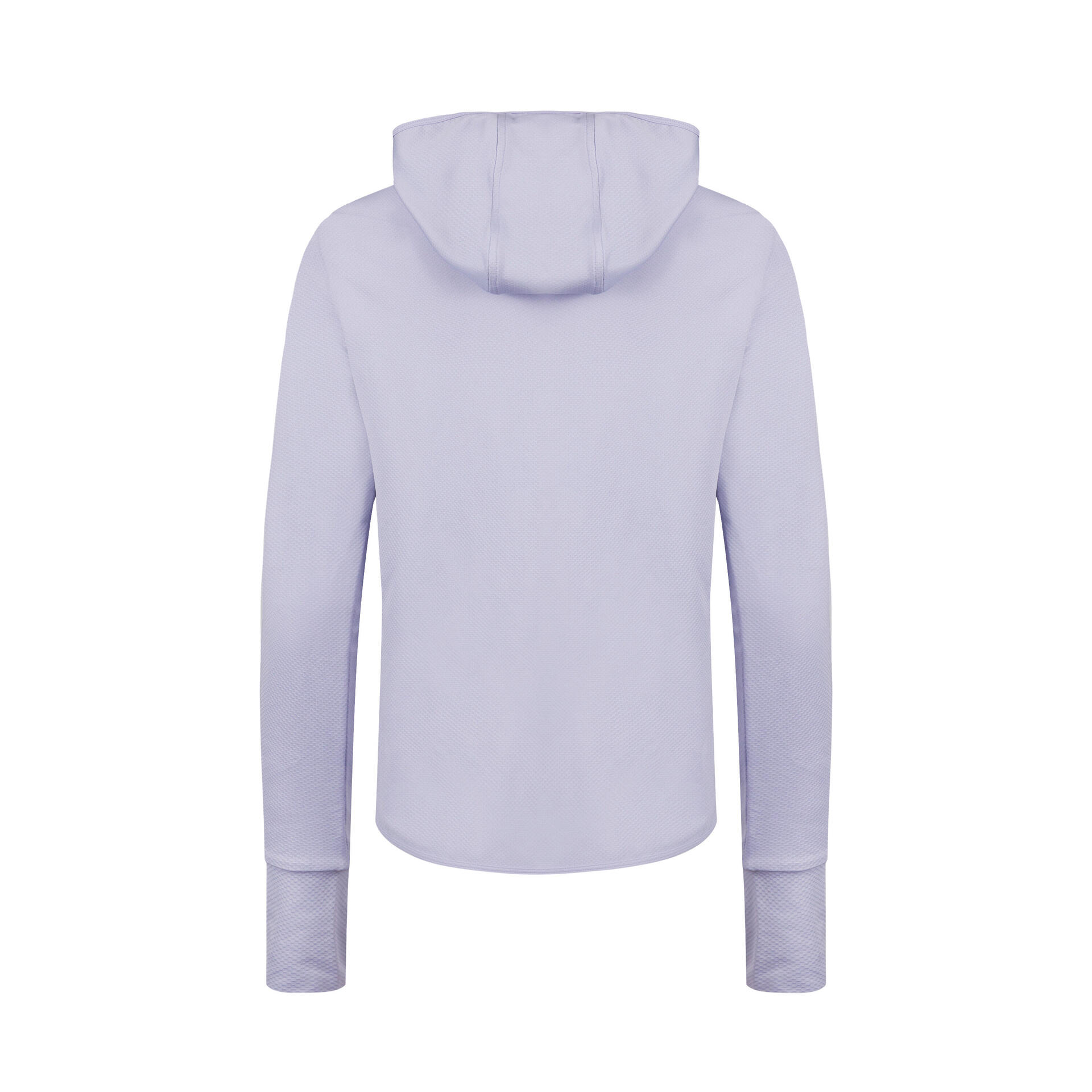 Women's running hooded jacket - Sun Protect light blue
