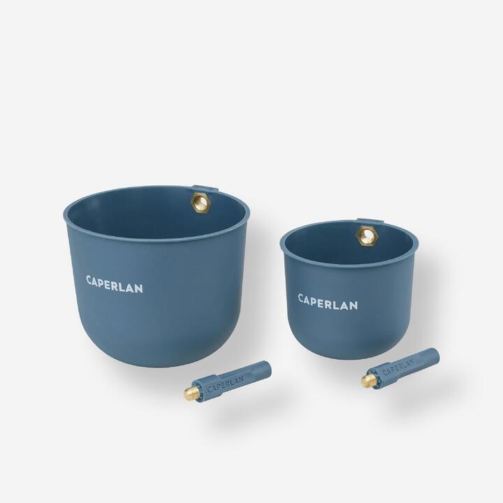 2 COUPELLES D'AMORCAGE PF-2CUP 100ML / 250ML CAPERLAN | Decathlon