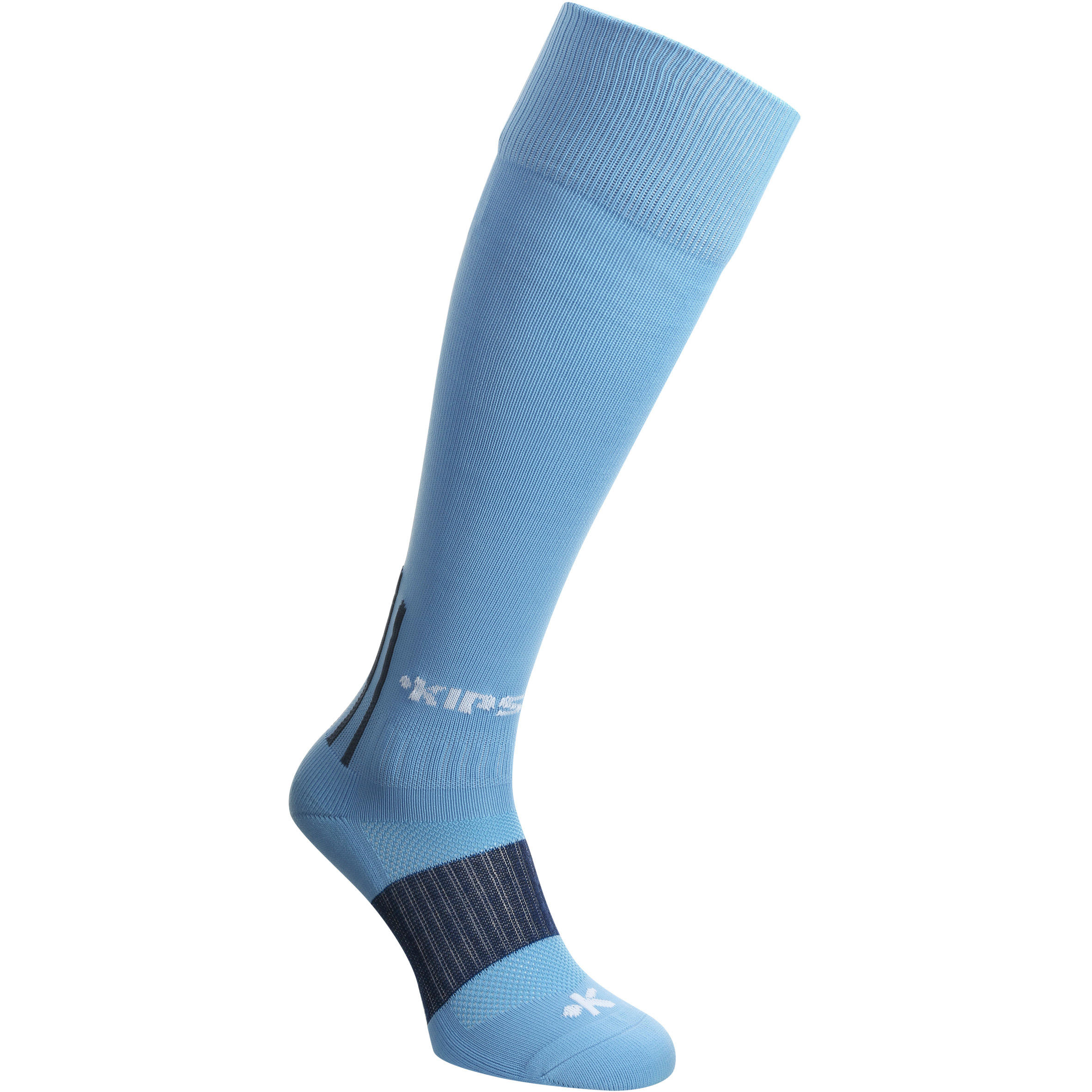 F500 Adult Knee-High Football Socks - Blue KIPSTA | Decathlon