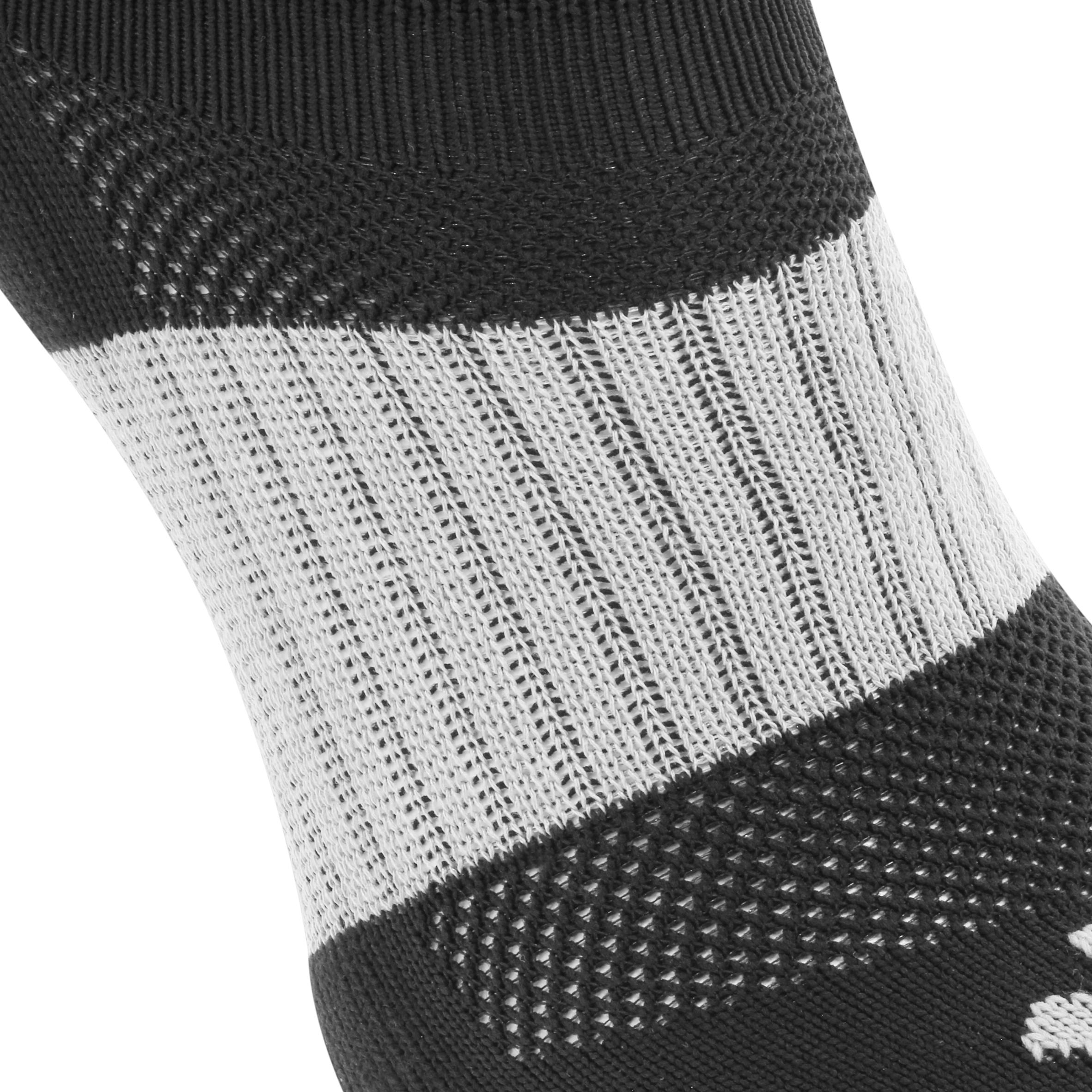 Kids' Knee-Length Rugby Socks R500 - Black - Decathlon