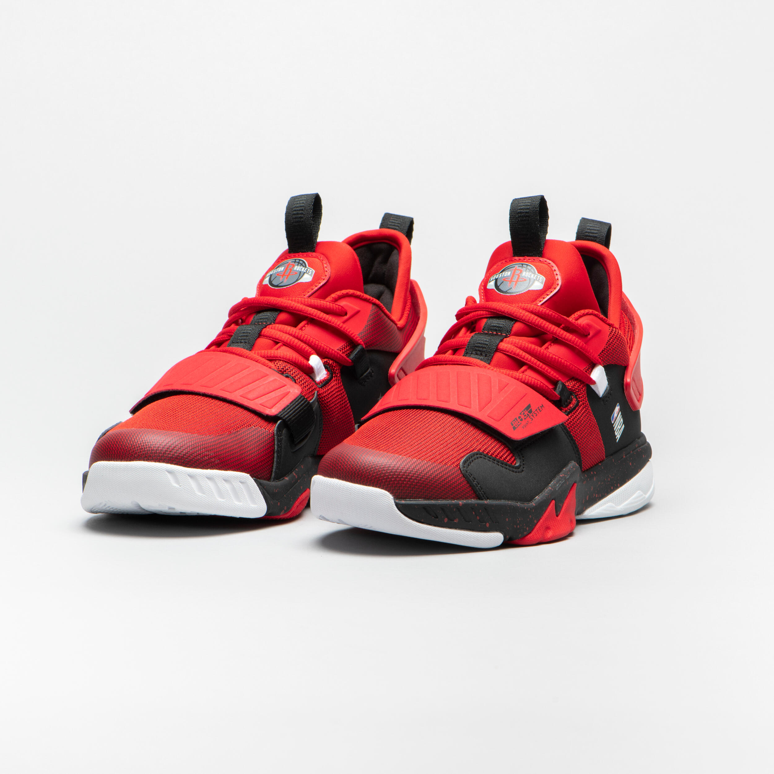 Kids' Intermediate Basketball Shoes SS500M - Red/NBA Houston Rockets ...