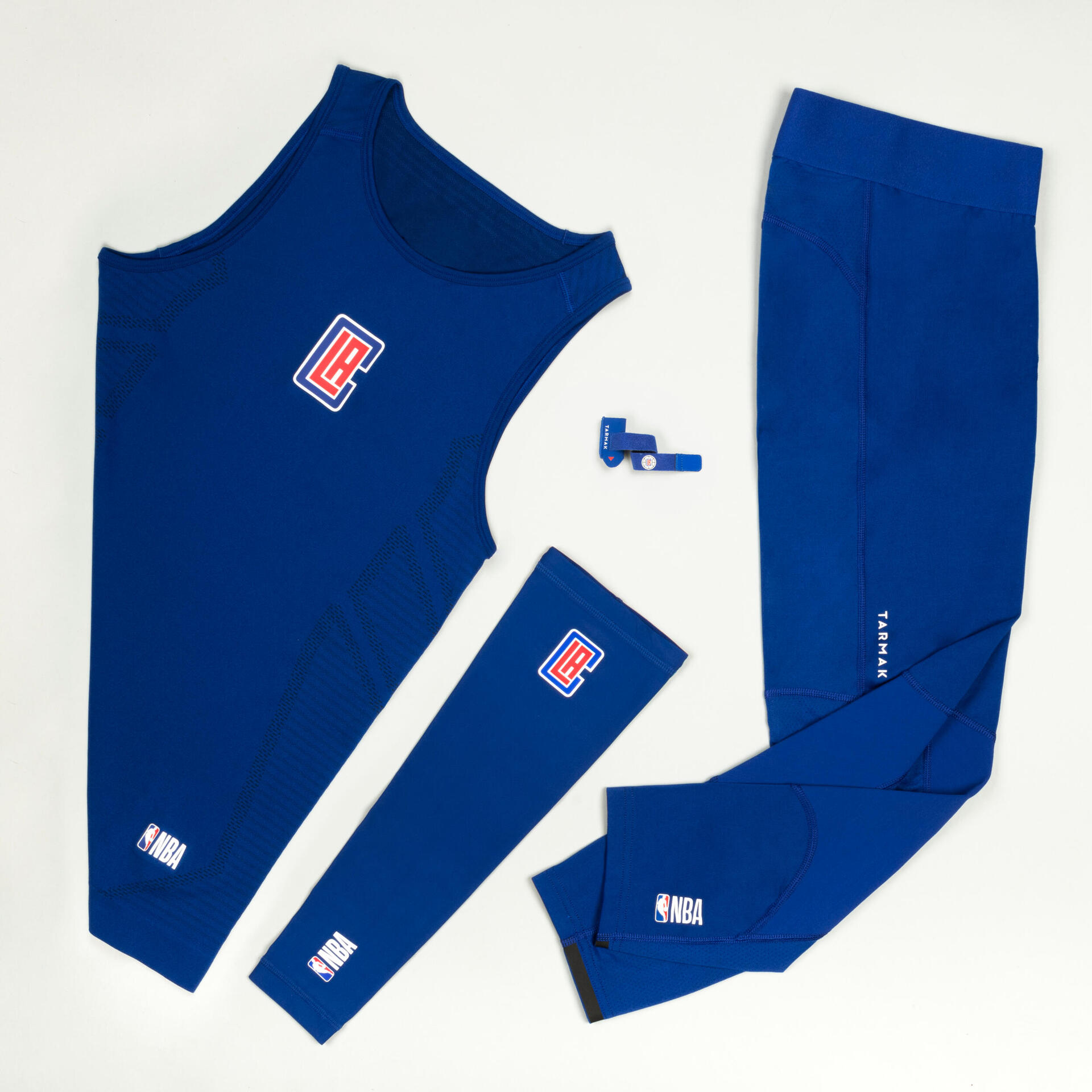 Men's Slim Fit Basketball Base Layer Jersey UT500 - NBA Los Angeles ...