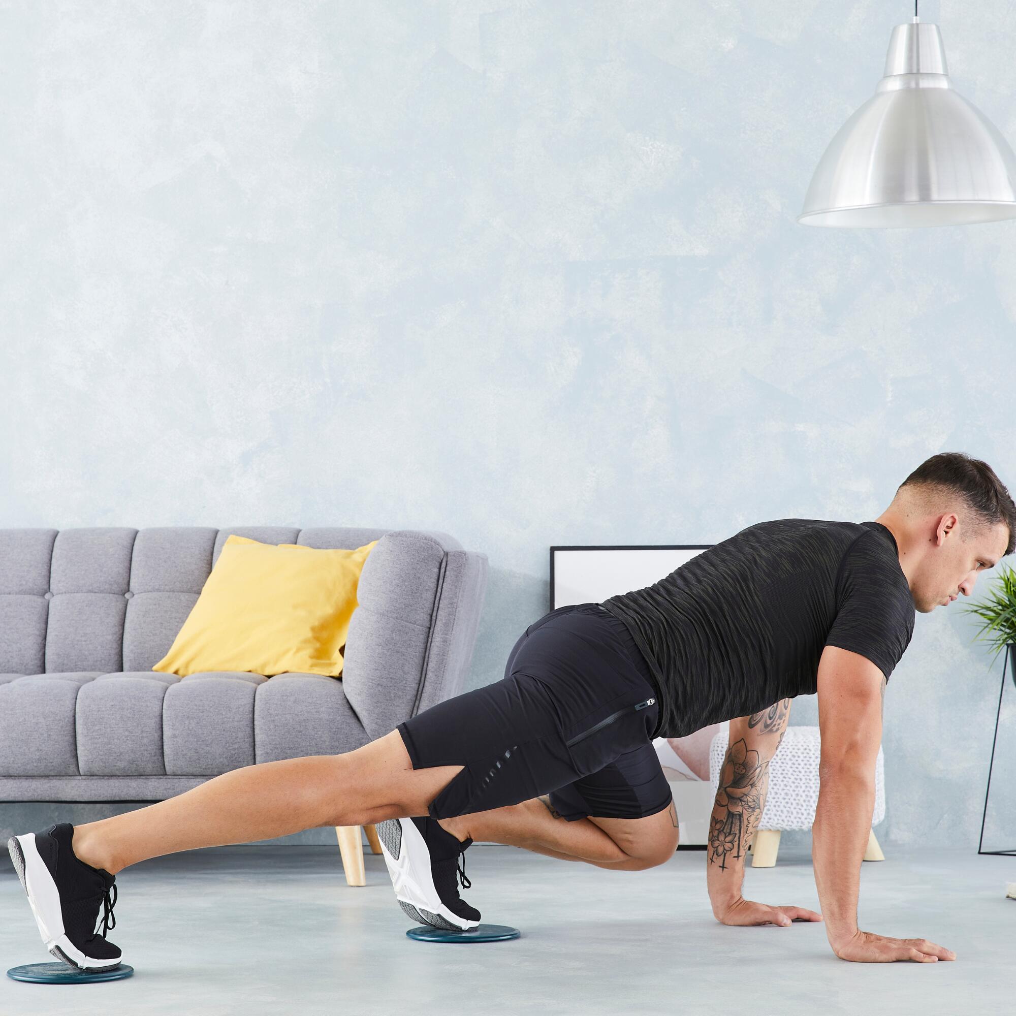 Weight Training Gliding Discs - Dark blue - Corength - Decathlon