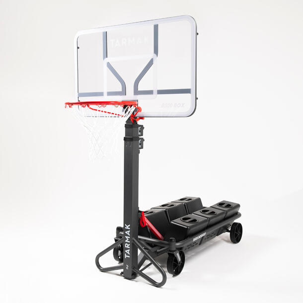 Basketball Standing Backboard Tarmak B500 Box.2.4m-3.05m. Sets up in 2 ...