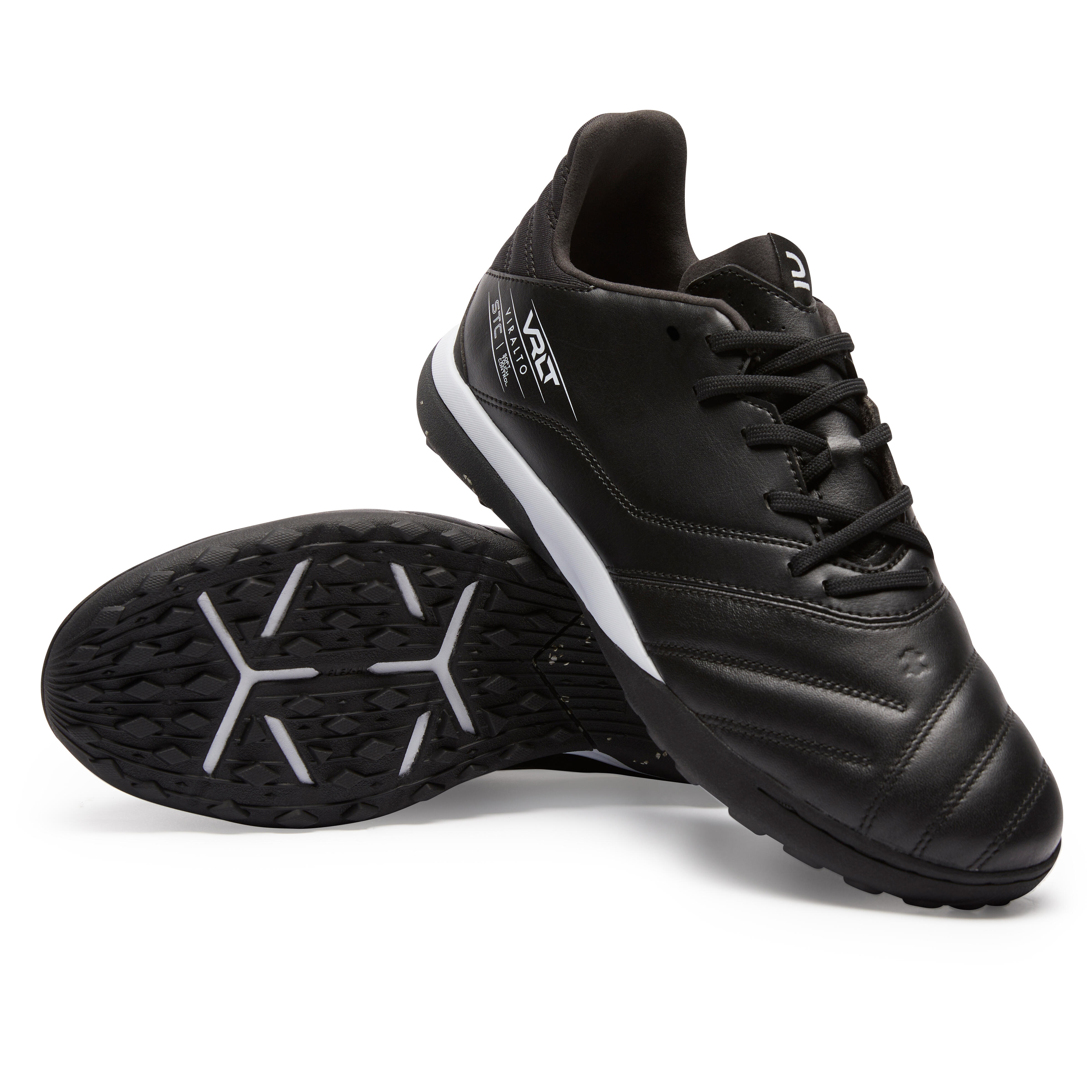 Football Leather Turf Boots Viralto II - Black