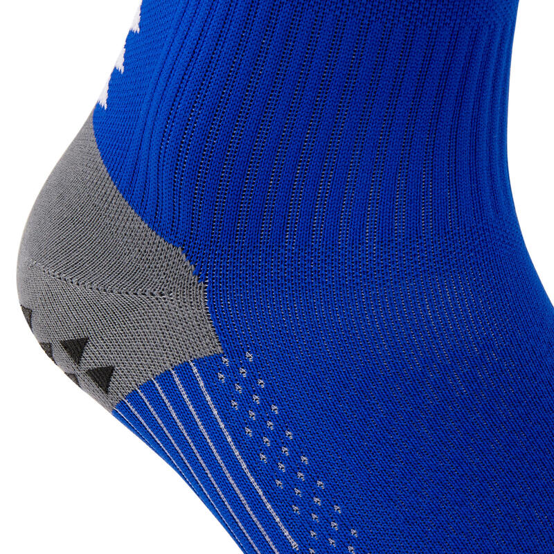 Kids' Grippy Football Socks Viralto II MiD Club - Black KIPSTA - Decathlon